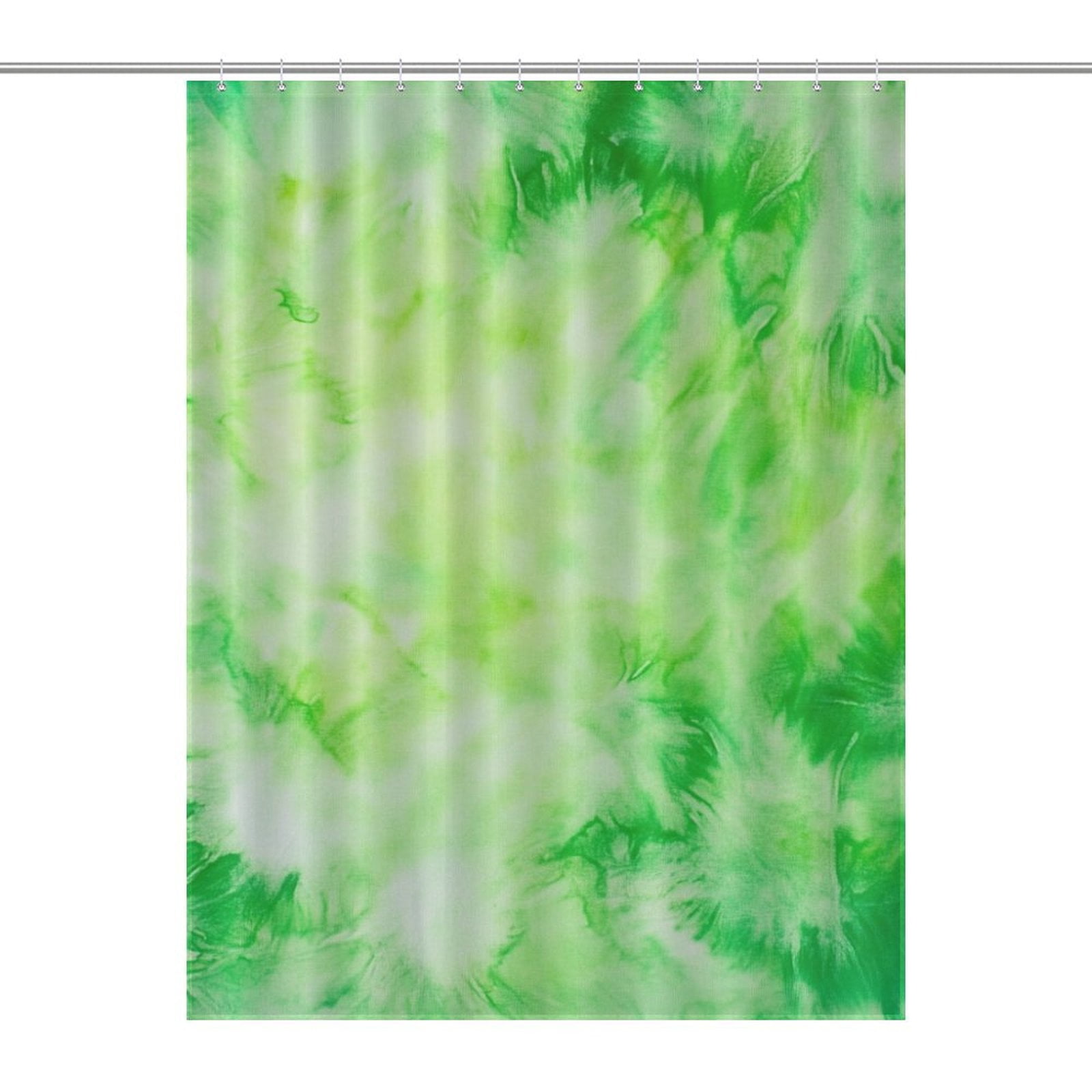 Colorful Tie Dye Vortex Cloth Fabric Bathroom Decor Set with Hooks ...
