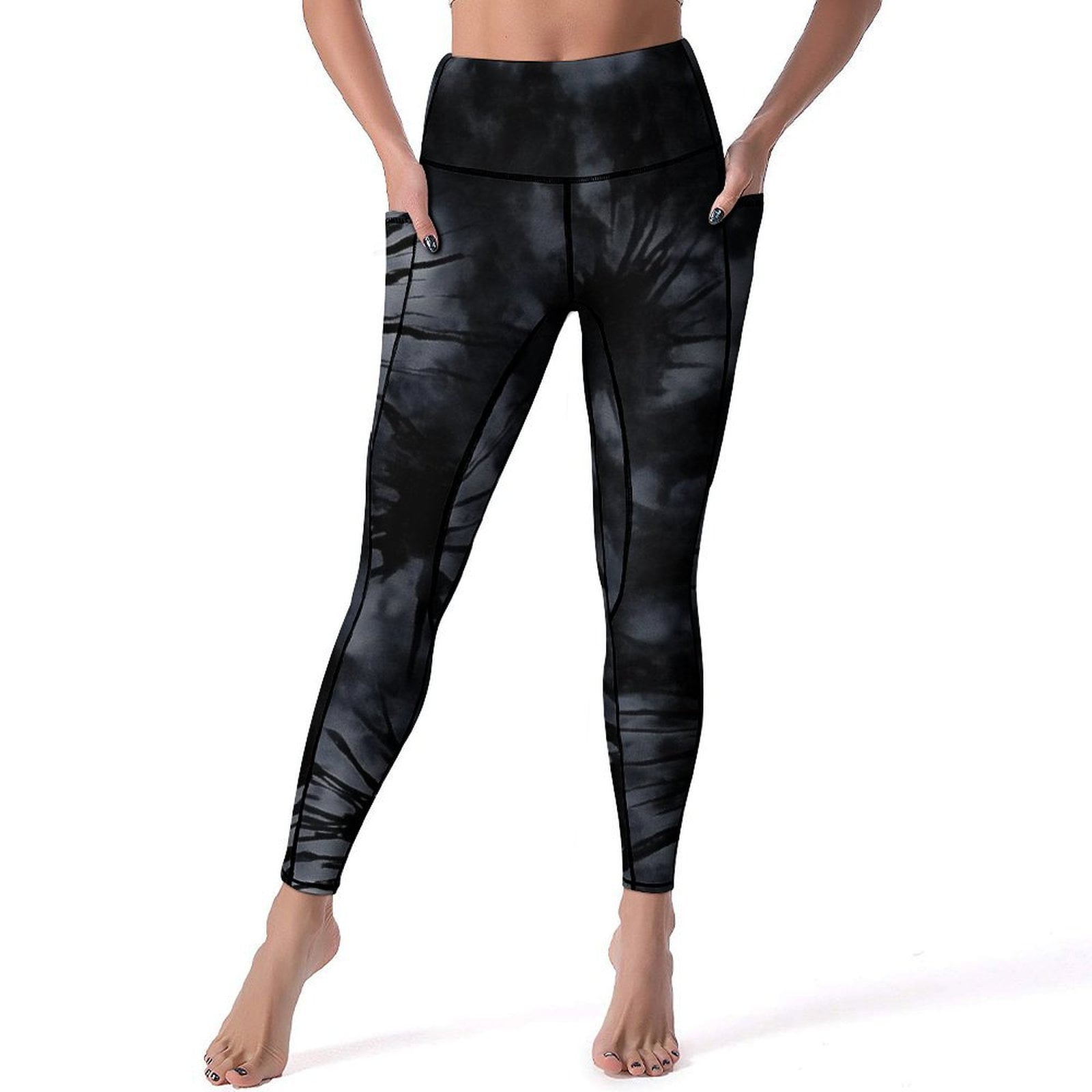 Colorful Tie Dye Vortex High Waisted Leggings for Women No See Through Tummy Control Buttery ...