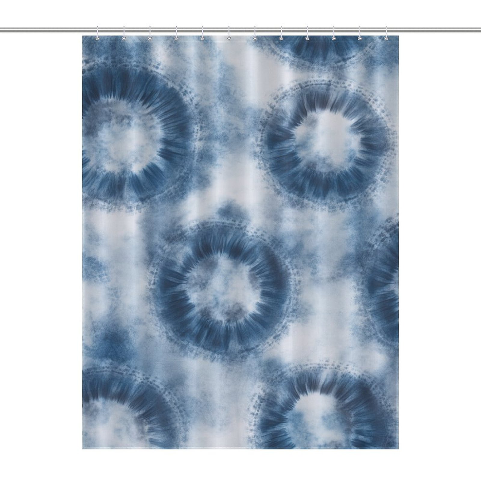 Colorful Tie Dye Vortex Shower Curtain , Enchanted Forest Scenic ...