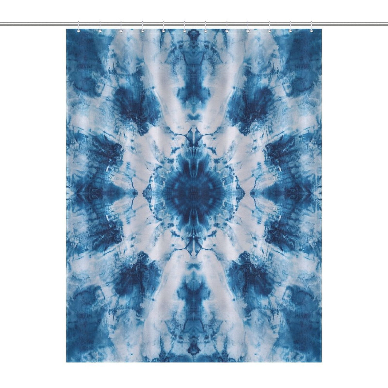 Colorful Tie Dye Vortex Shower Curtain , Enchanted Forest Scenic ...
