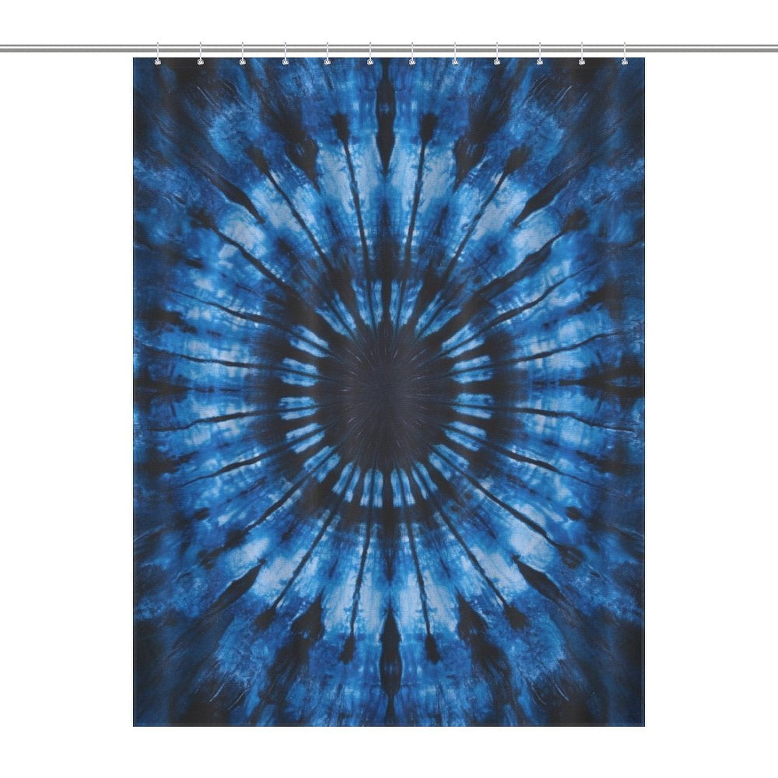 Colorful Tie Dye Vortex Shower Curtain , Enchanted Forest Scenic ...