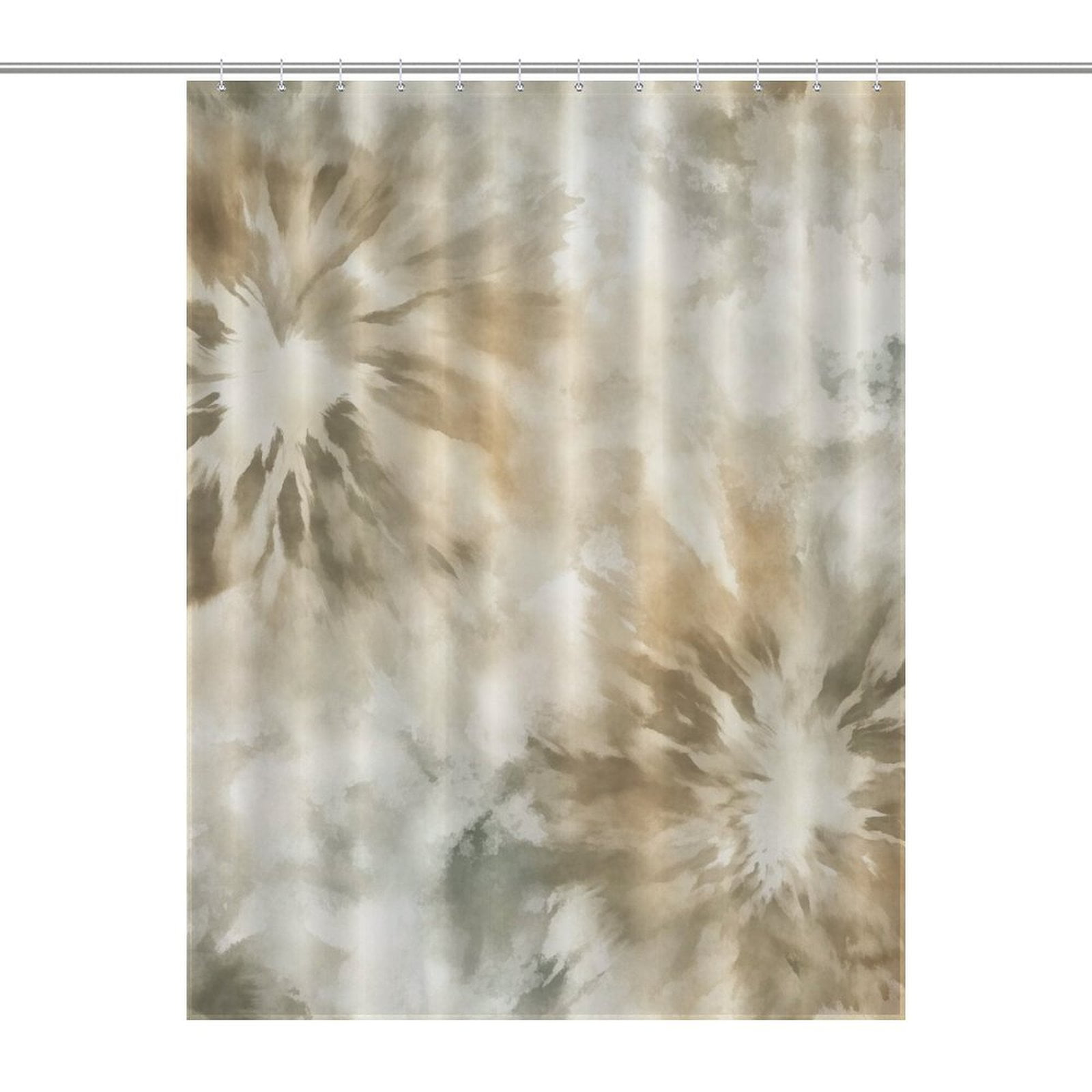 Colorful Tie Dye Vortex Shower Curtain , Enchanted Forest Scenic ...