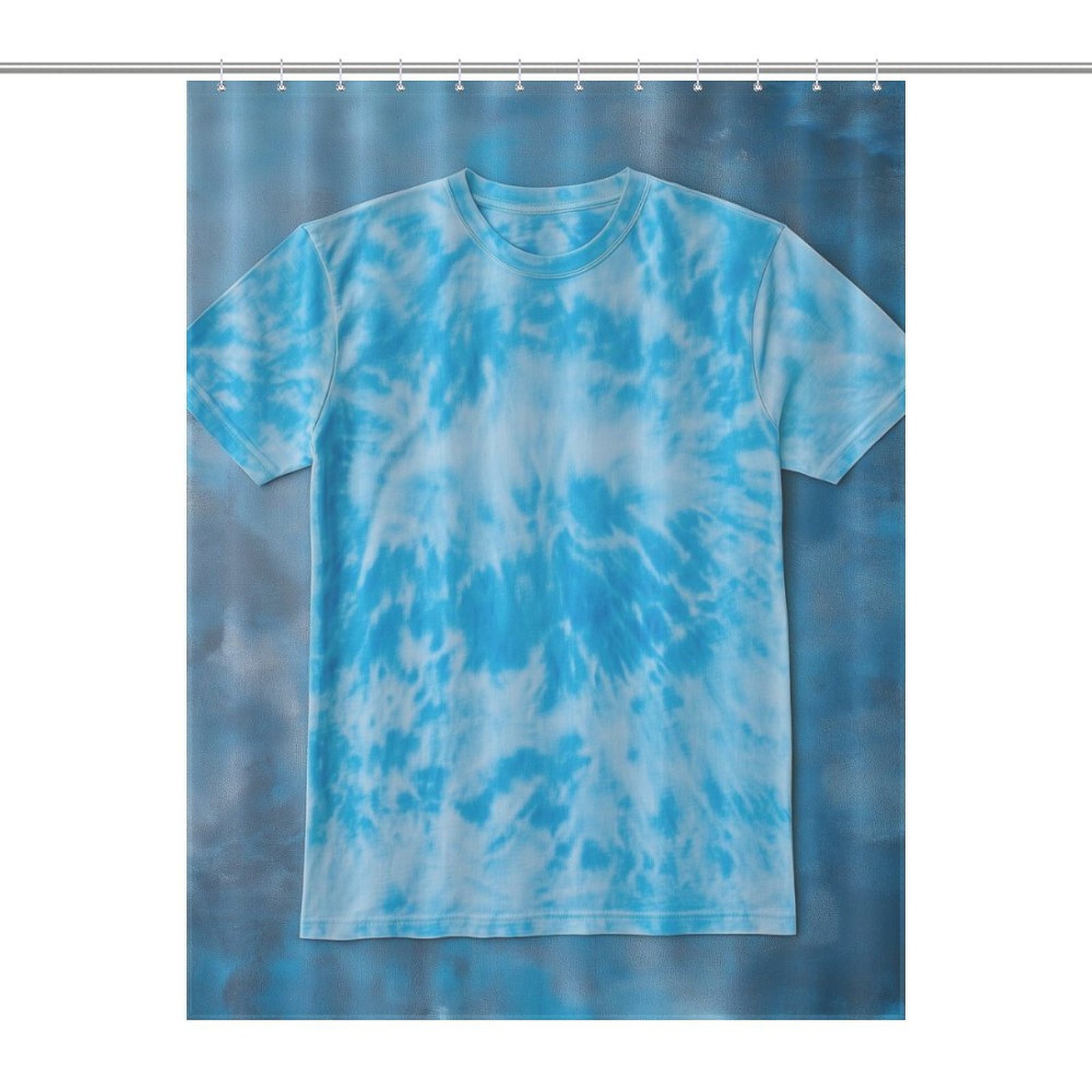 Colorful Tie Dye Vortex Shower Curtain , Enchanted Forest Scenic ...