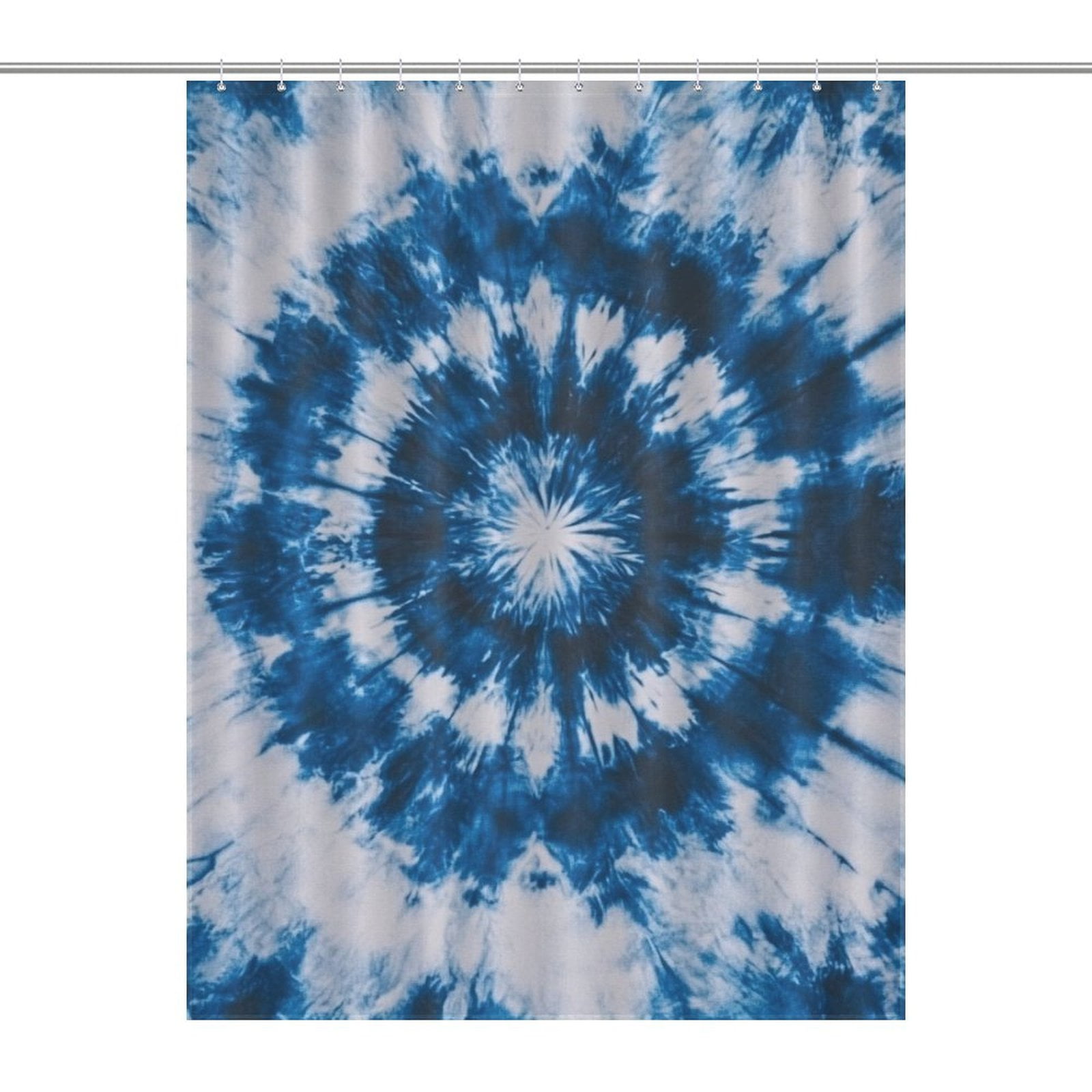 Colorful Tie Dye Vortex Shower Curtain , Enchanted Forest Scenic ...