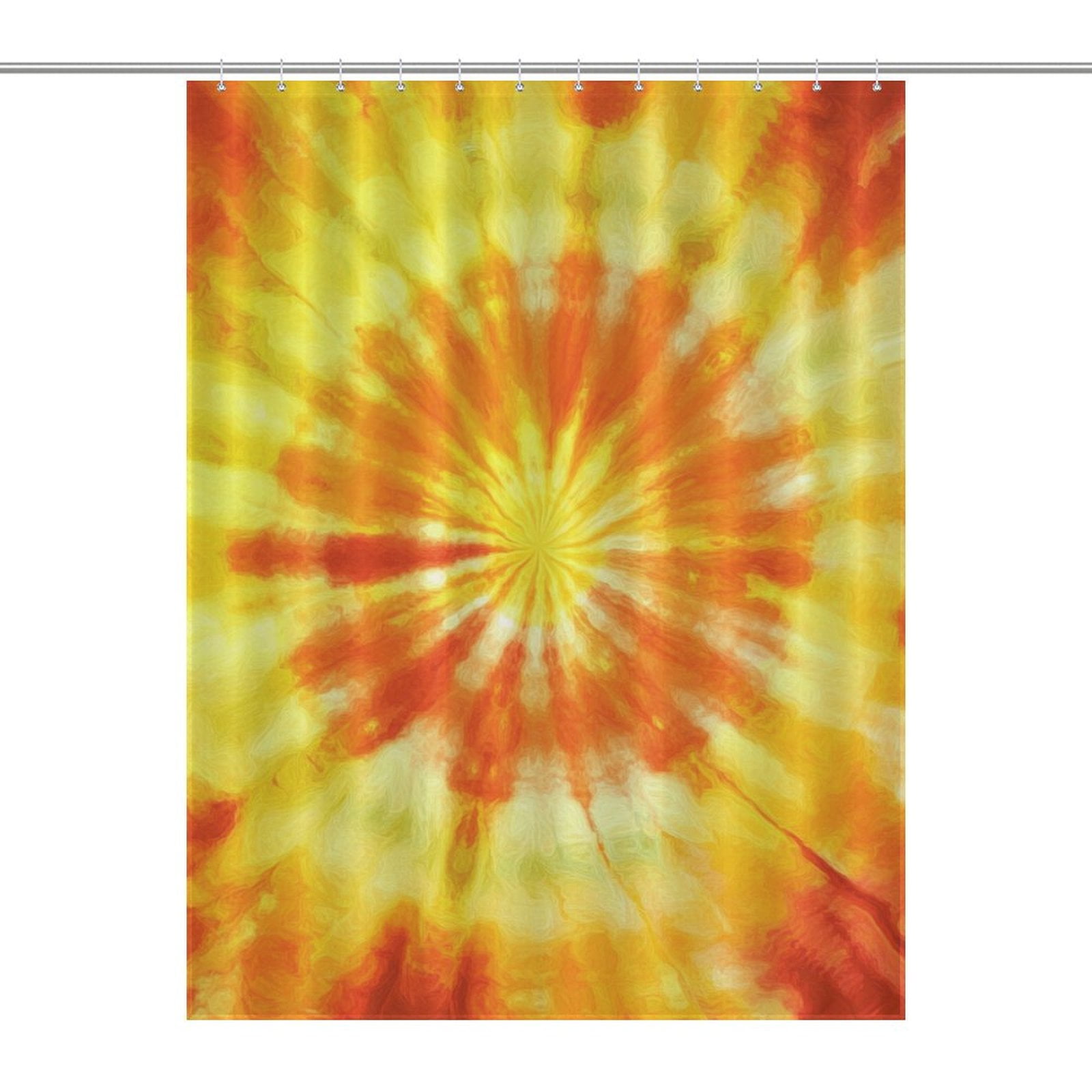 Colorful Tie Dye Vortex Shower Curtain for Bathroom Bath Curtain ...