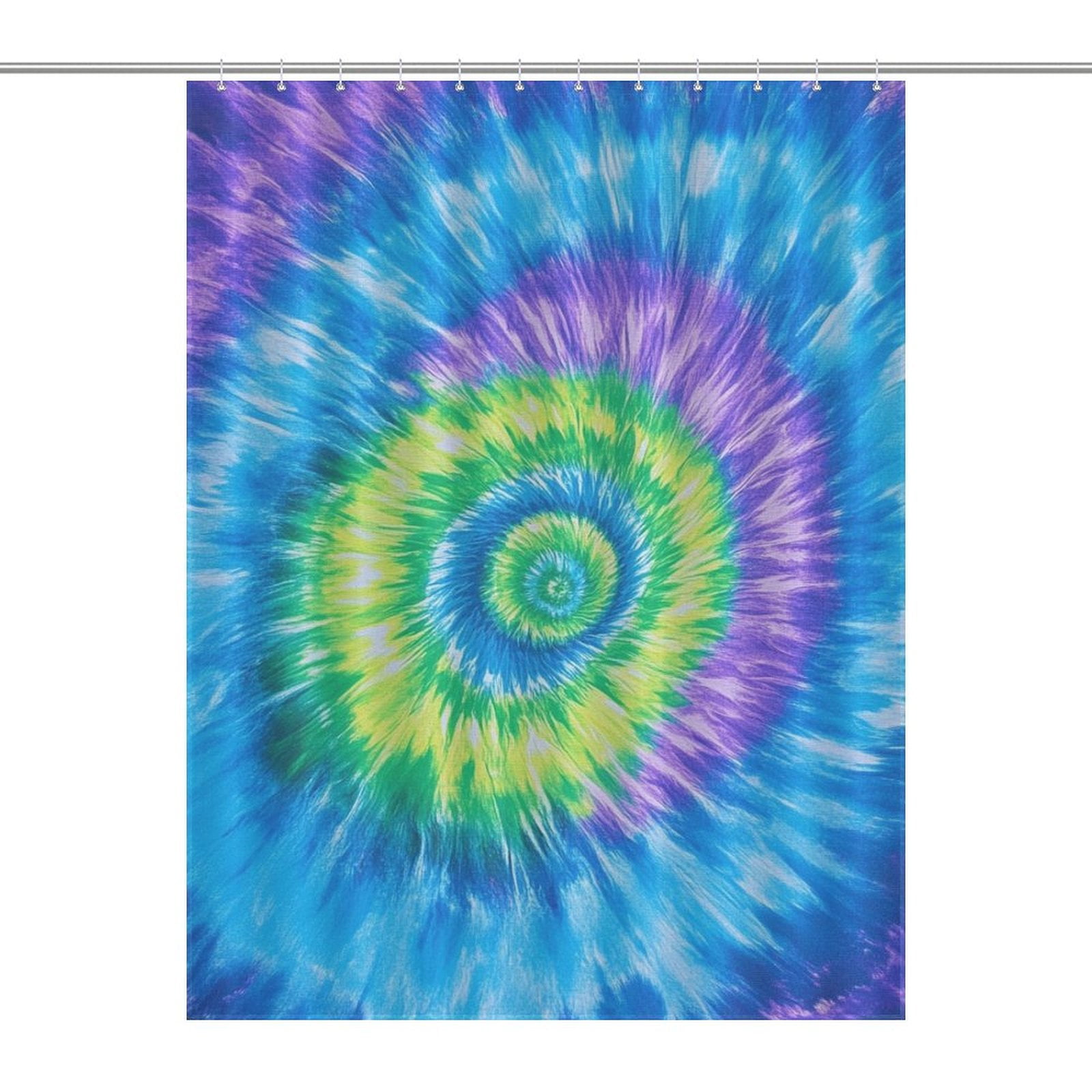 Colorful Tie Dye Vortex Shower Curtain for Bathroom Bath Curtain ...