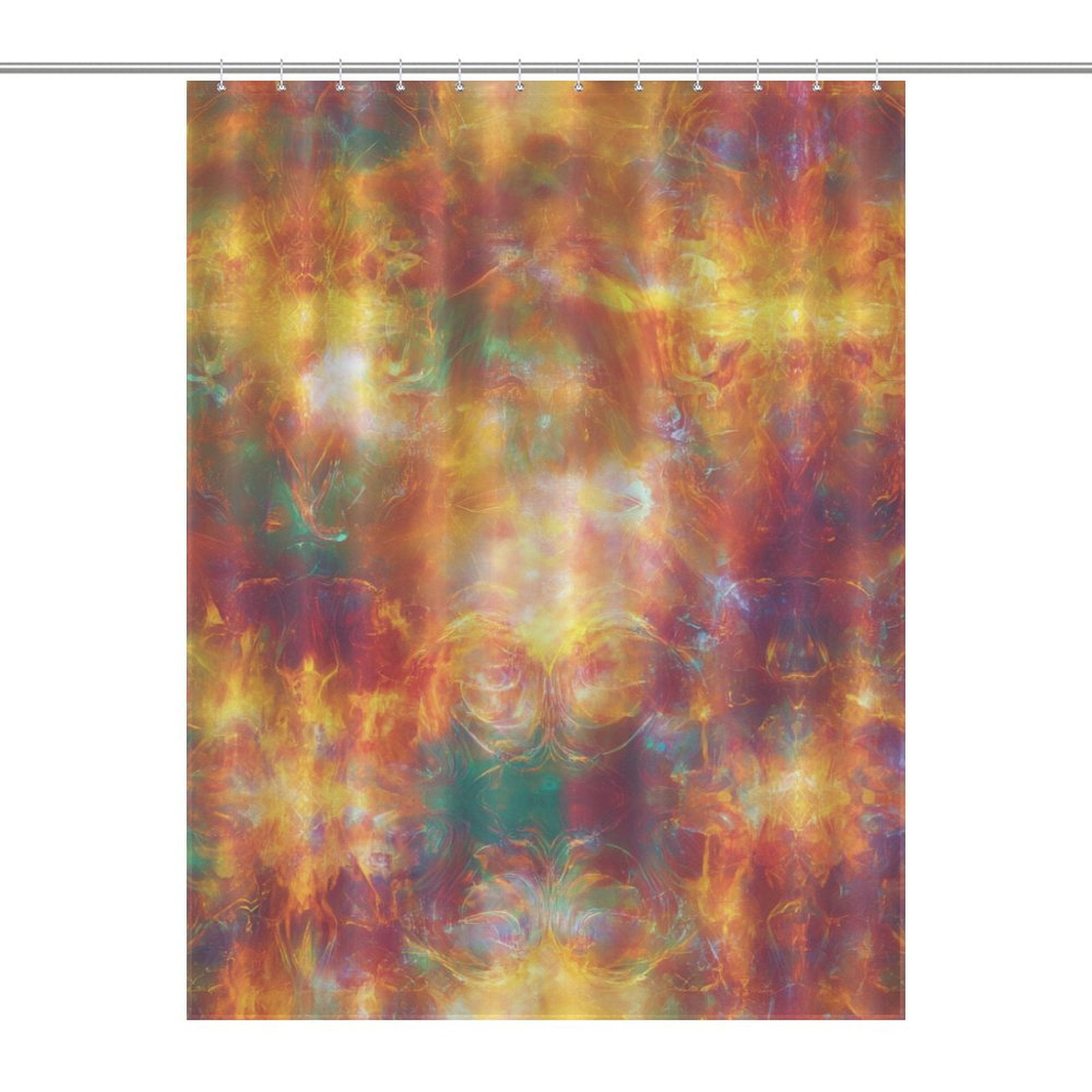 Colorful Tie Dye Vortex Shower Curtain for Bathroom Bath Curtain ...