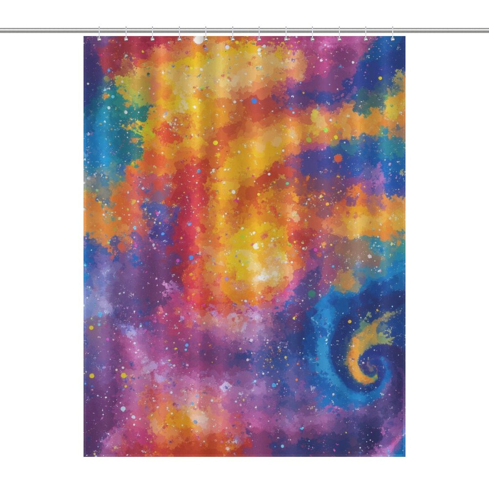 Colorful Tie Dye Vortex Shower Curtain for Bathroom Bath Curtain ...