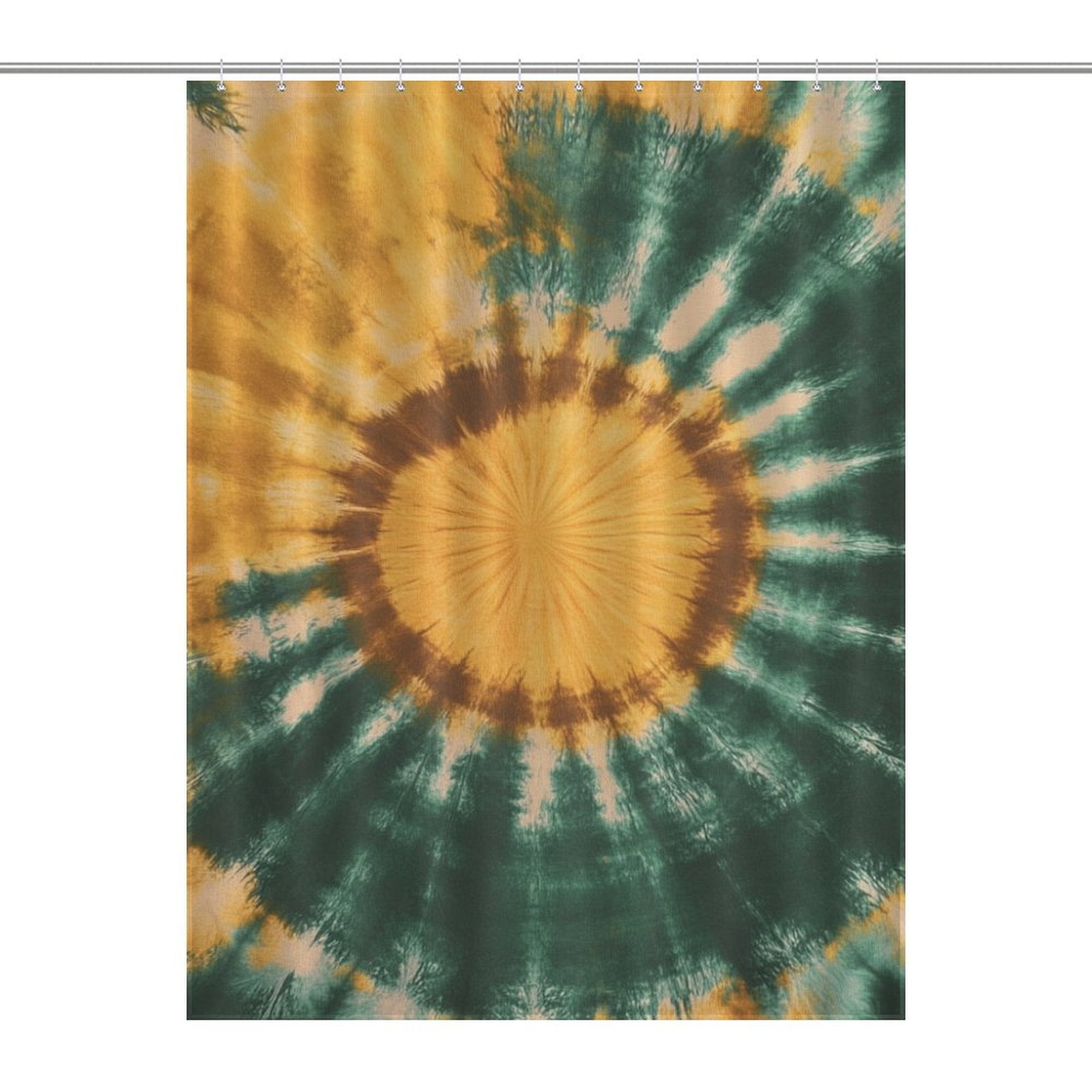 Colorful Tie Dye Vortex Shower Curtain for Bathroom Bath Curtain ...