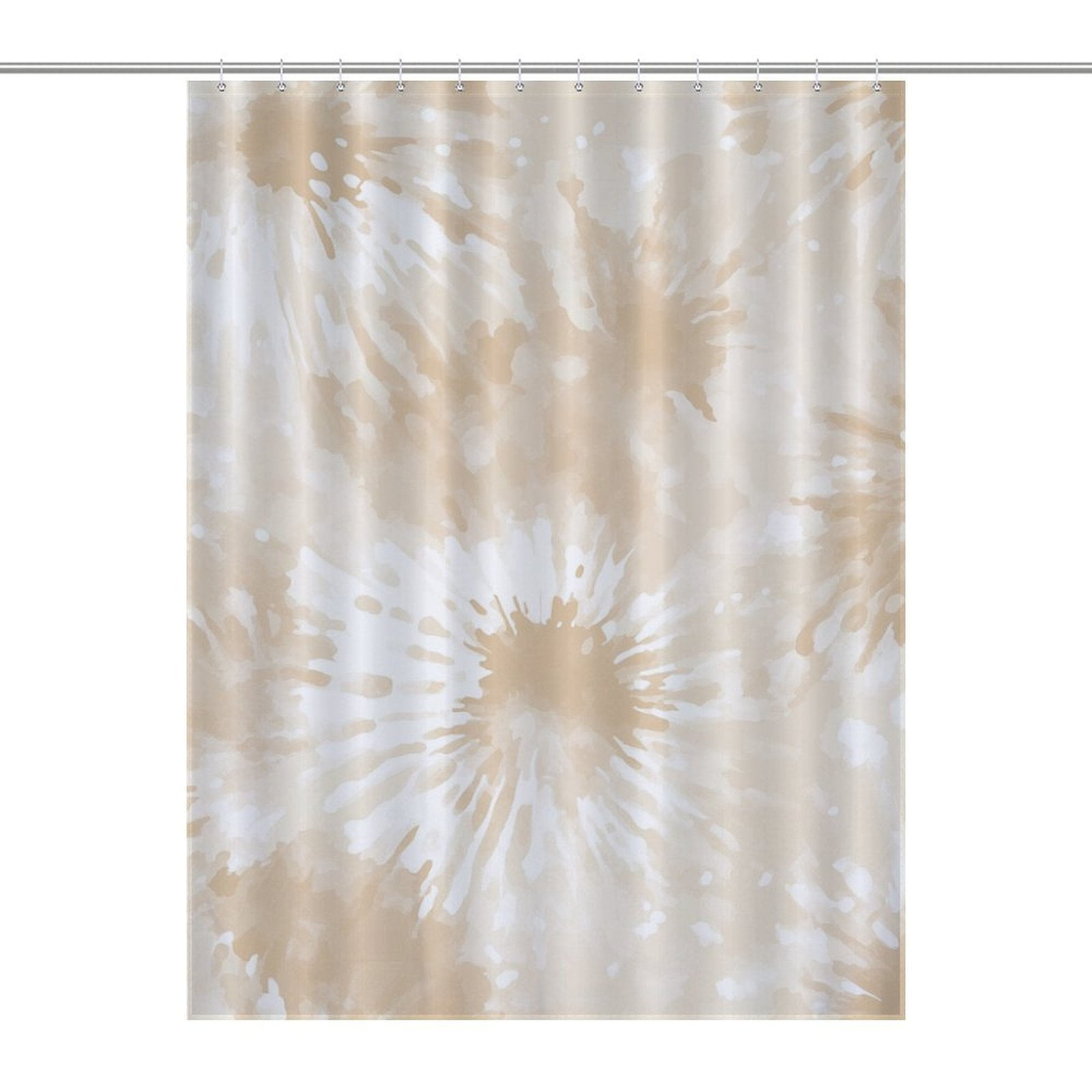 Colorful Tie Dye Vortex Shower Curtains - Bath Shower Curtain Set with ...