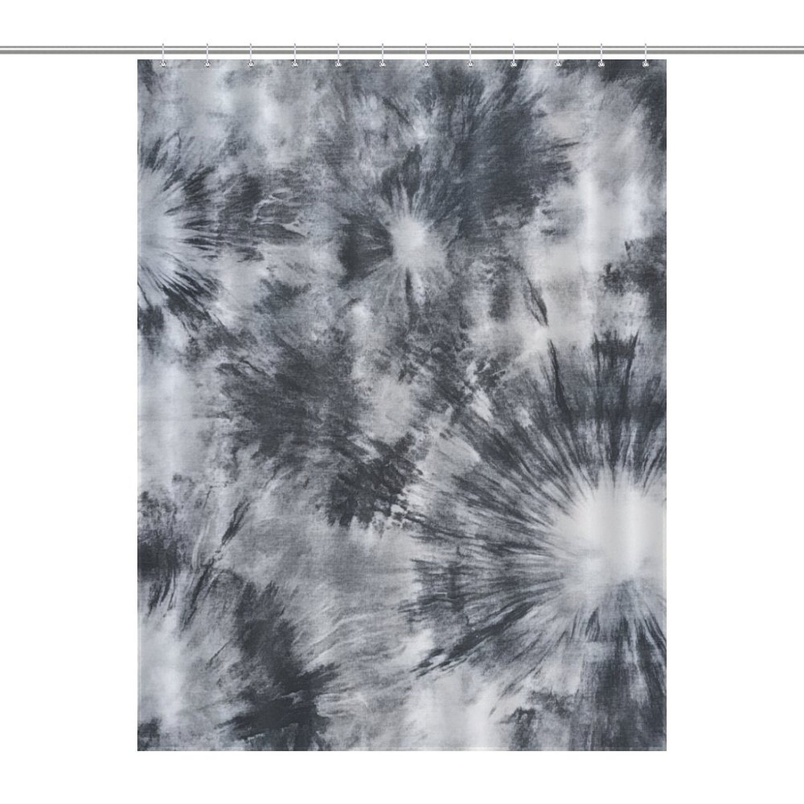 Colorful Tie Dye Vortex Shower Curtains - Bath Shower Curtain Set with ...