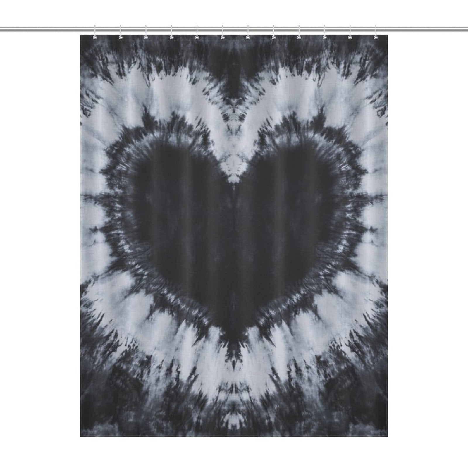 Colorful Tie Dye Vortex Shower Curtains - Bath Shower Curtain Set with ...