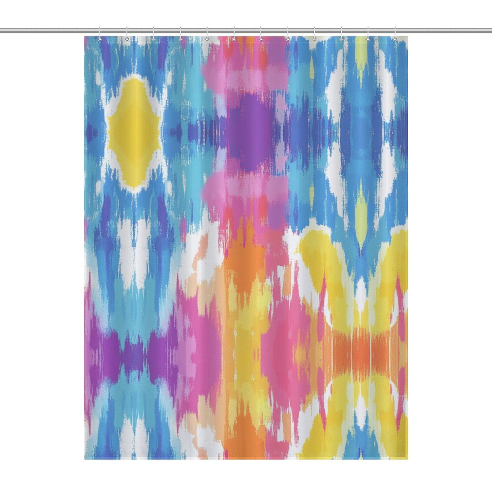 Colorful Tie Dye Vortex Shower Curtains - Bath Shower Curtain Set with ...