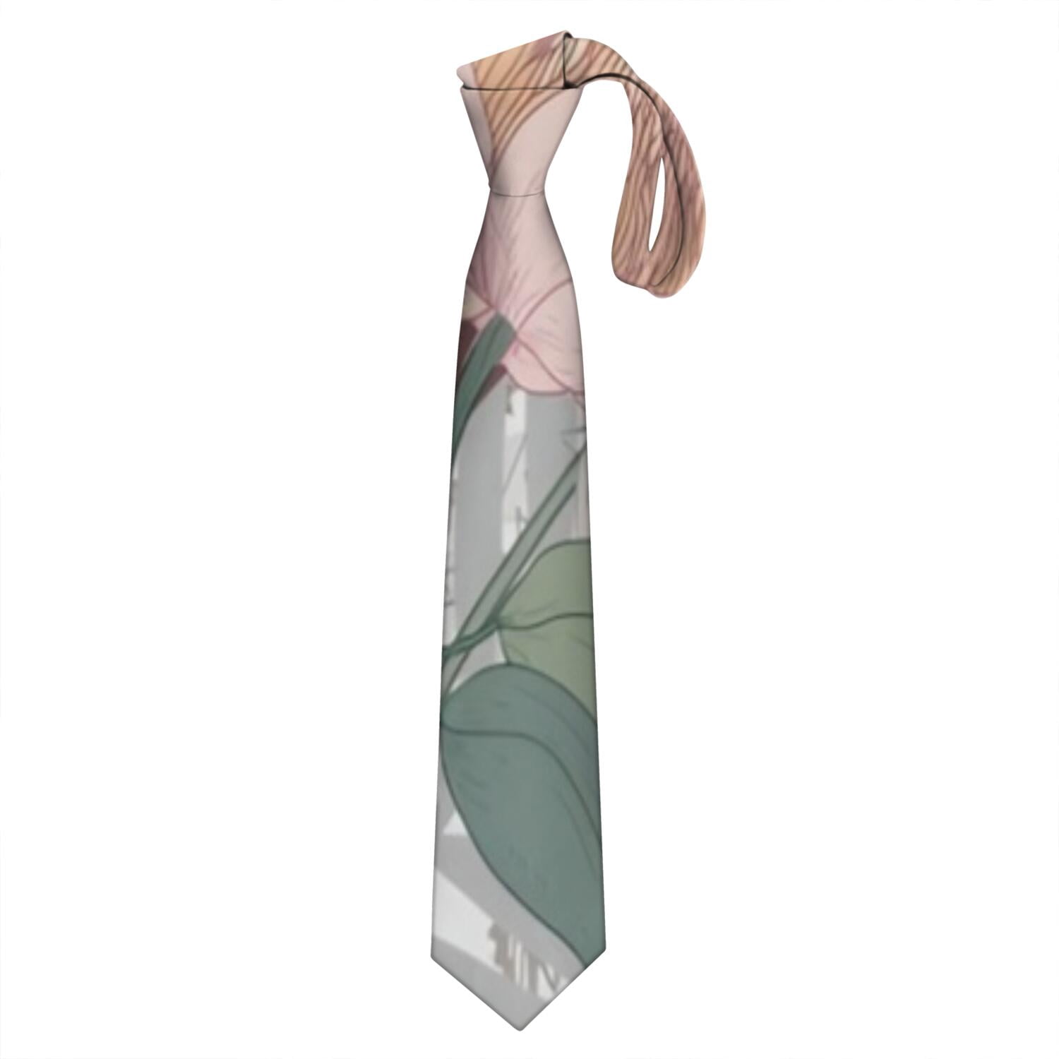 Colorful Tie & Skinny Tie Collection: Retro Floral Tie, Cost-effective ...