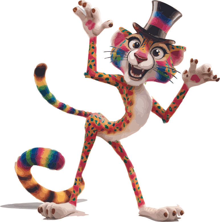 Colorful Tiger Tigers Animal Jungle Wild Adventure Fun Leopard Animals ...