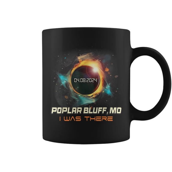 Colorful Total Solar Eclipse Poplar Bluff Missouri Coffee Mugs ...