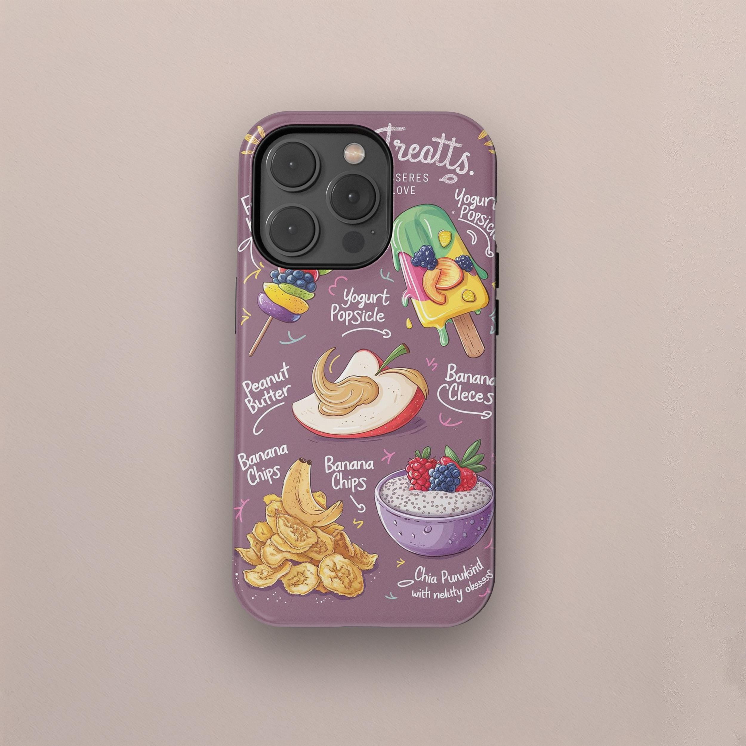Colorful Treats Ice Cream Fruit Design Phone Case for iPhone 17 11 12 ...