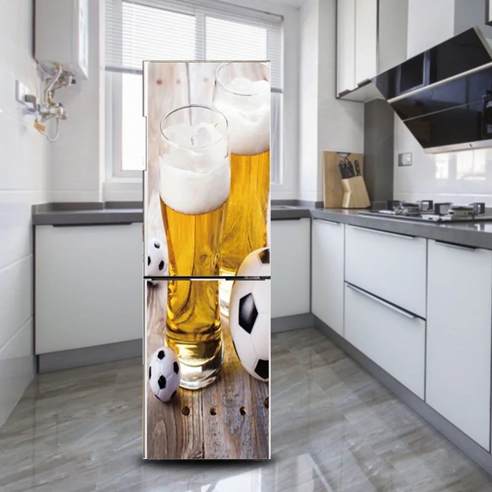 Colorful Tree Refrigerator Stickers Graffiti Art Fridge Cover ...