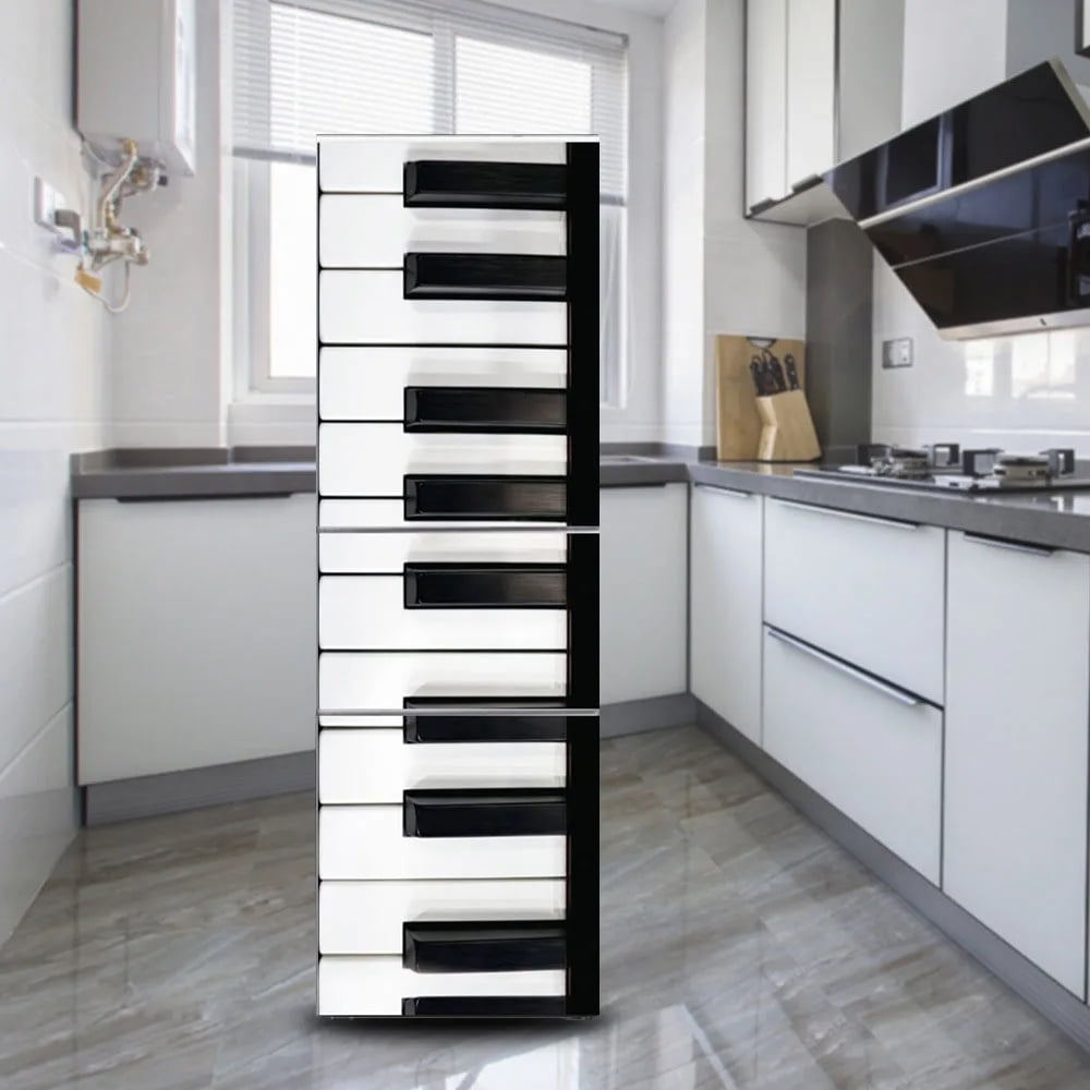 Colorful Tree Refrigerator Stickers Graffiti Art Fridge Cover ...