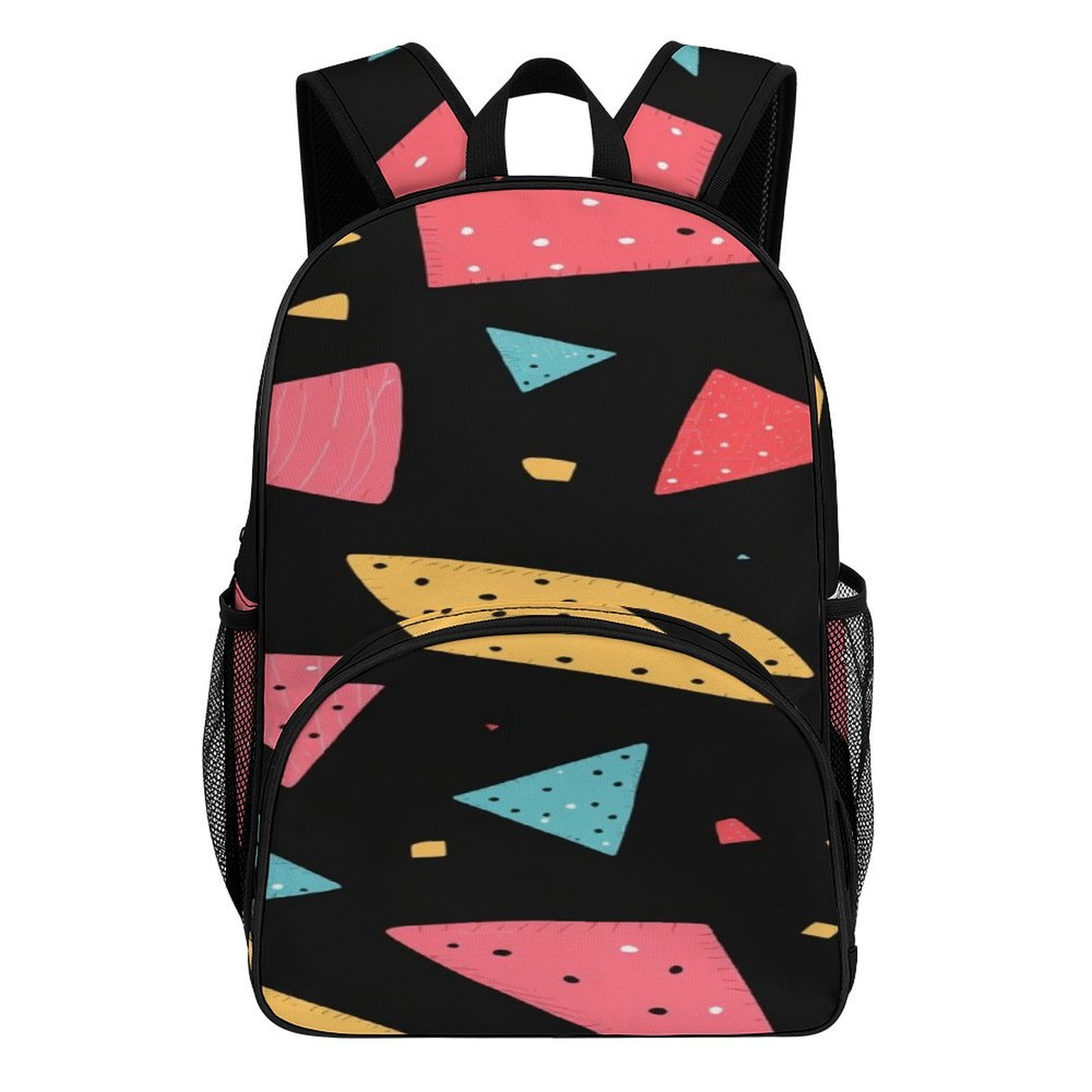Colorful Triangle Pattern Lightweight Laptop Backpack Lightweight ...