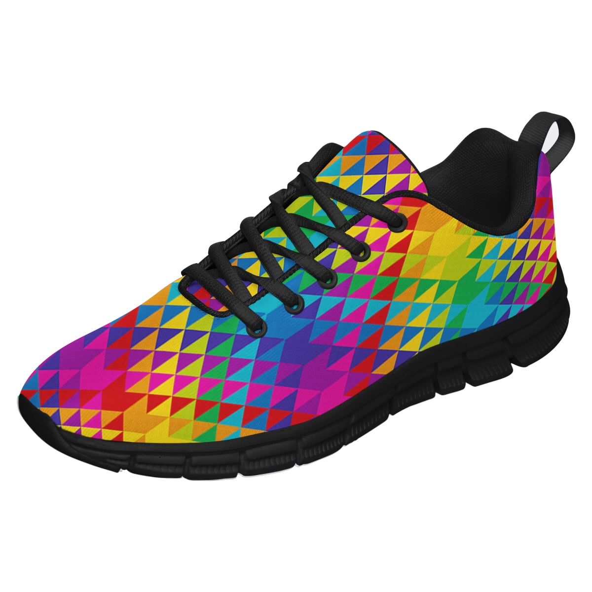 Colorful Triangles Shoes for Men Women Running Sneakers Breathable ...