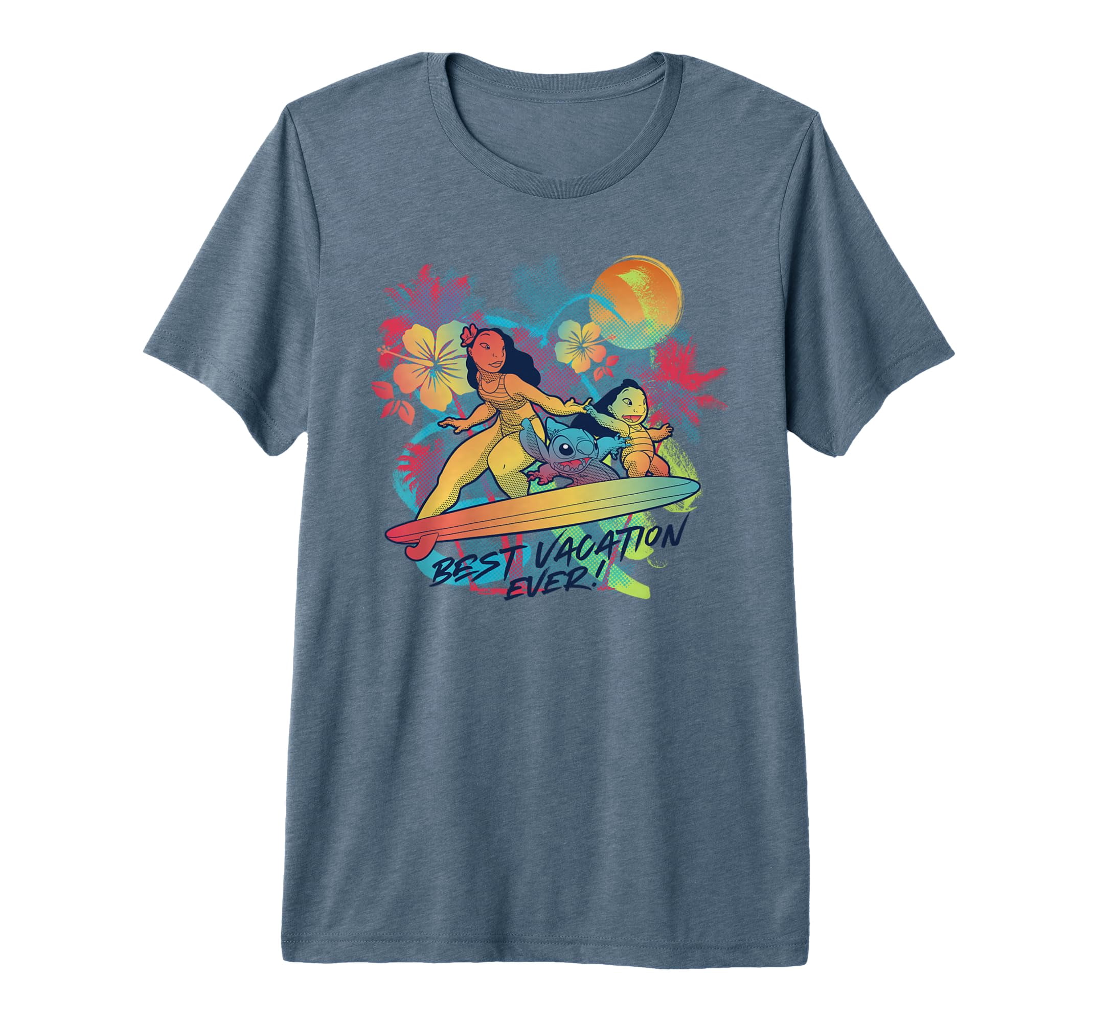 Colorful Tropical Surfing Group T-Shirt for Best Vacation Ever Memories ...