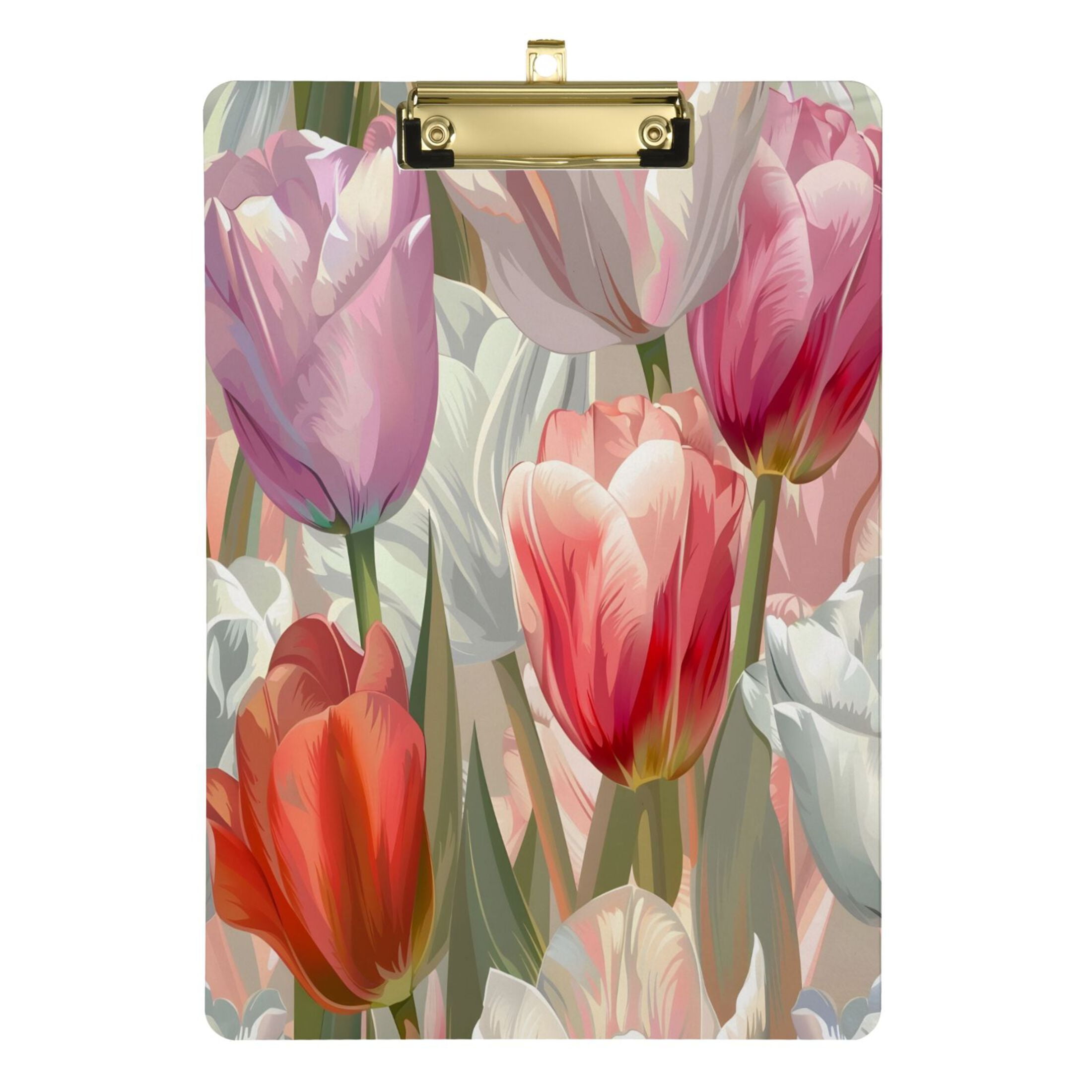 Colorful Tulip Acrylic Clipboards A4 Standard Letter Size Clipboard 12. ...