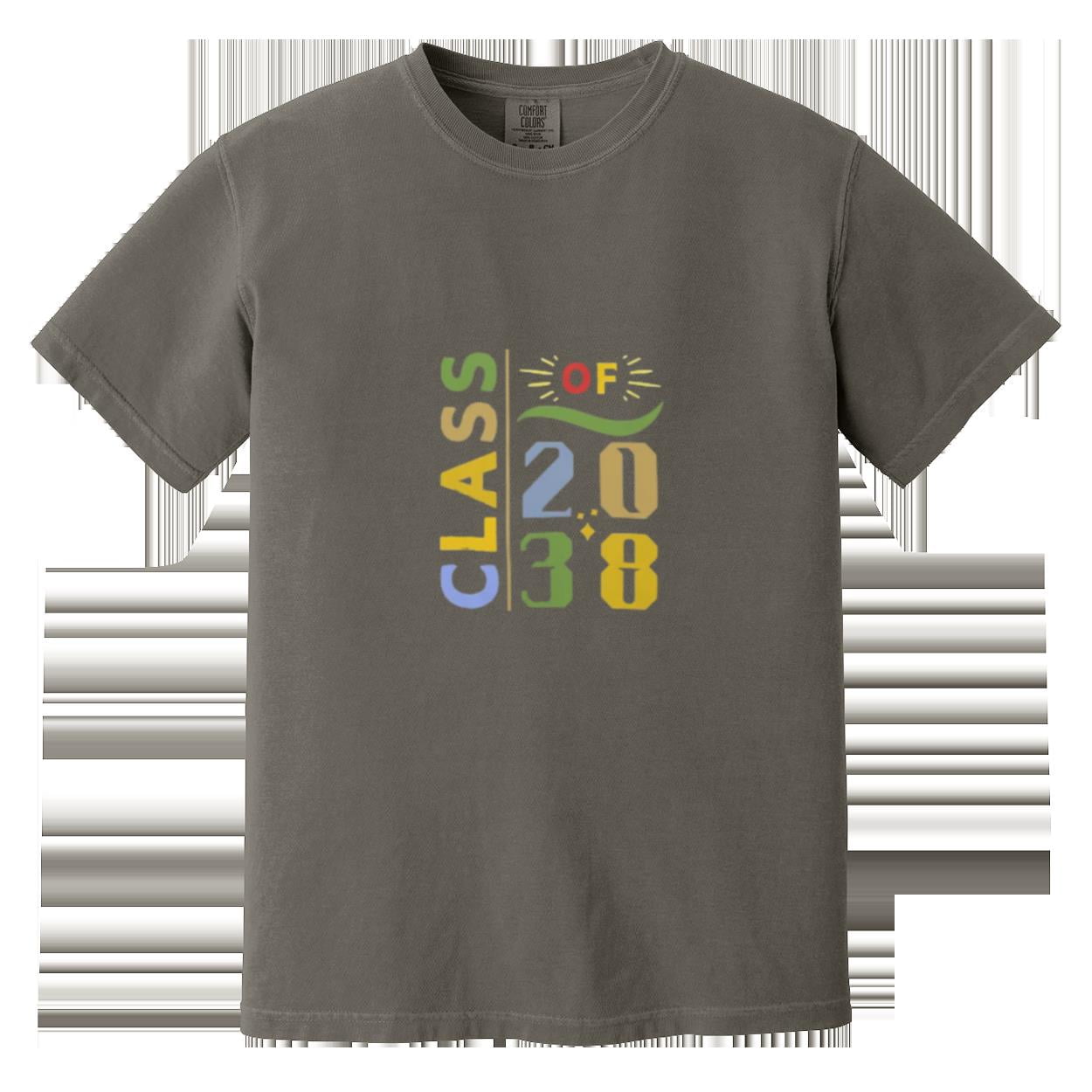 Colorful Typography For Grad Year 2038 Comfort Color T-Shirt, for men & women, up to size 4XL ...