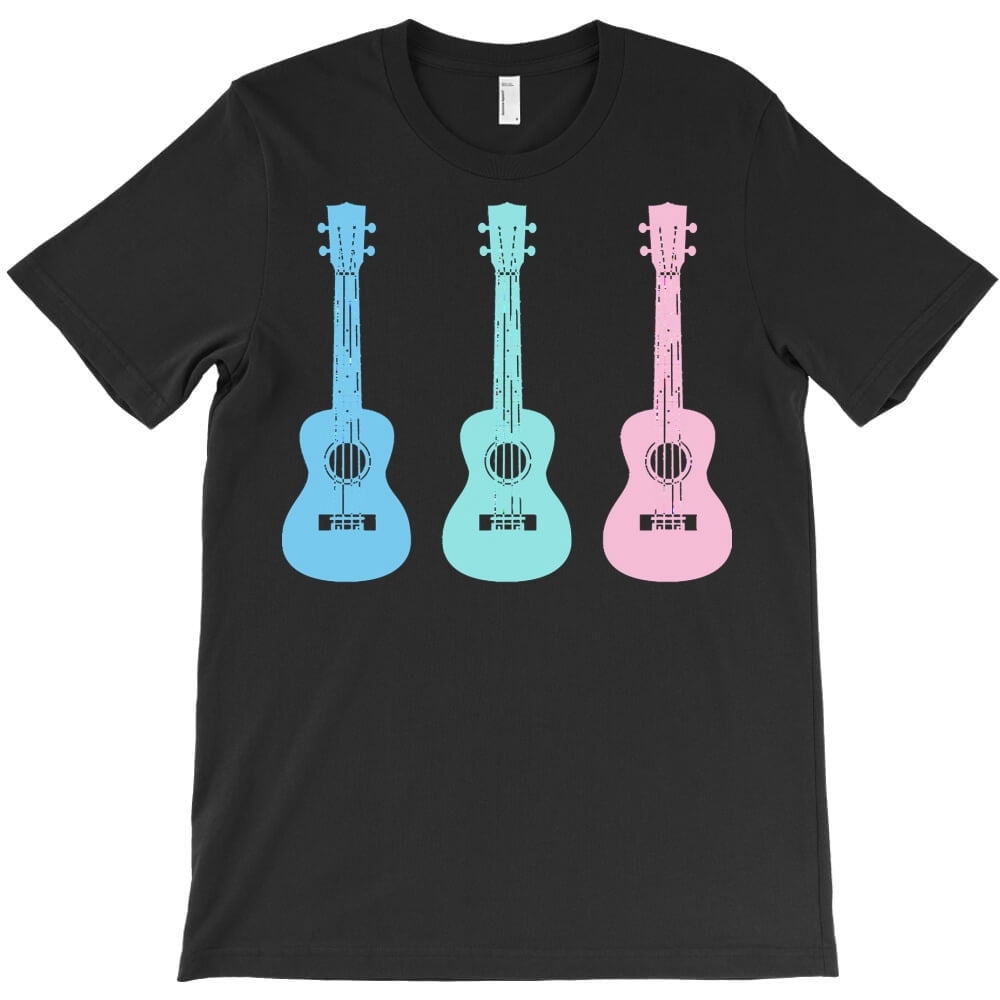 Colorful Ukulele Three Ukuleles Pastel Colors Themed Funny and Cute ...