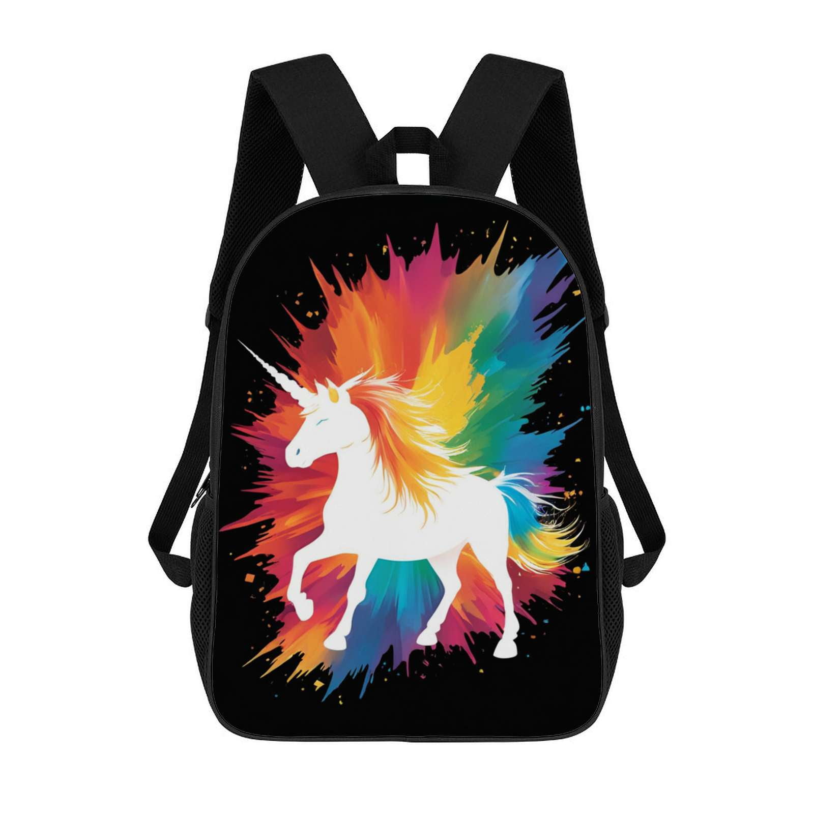 Colorful Unicorn Burst Design Large Capacity Backpacks For Teenagers ...