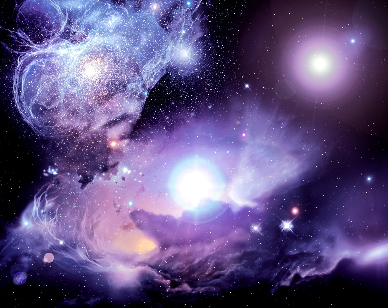 Colorful Universe Canvas Art Outer Space Universe Astronomy Picture ...