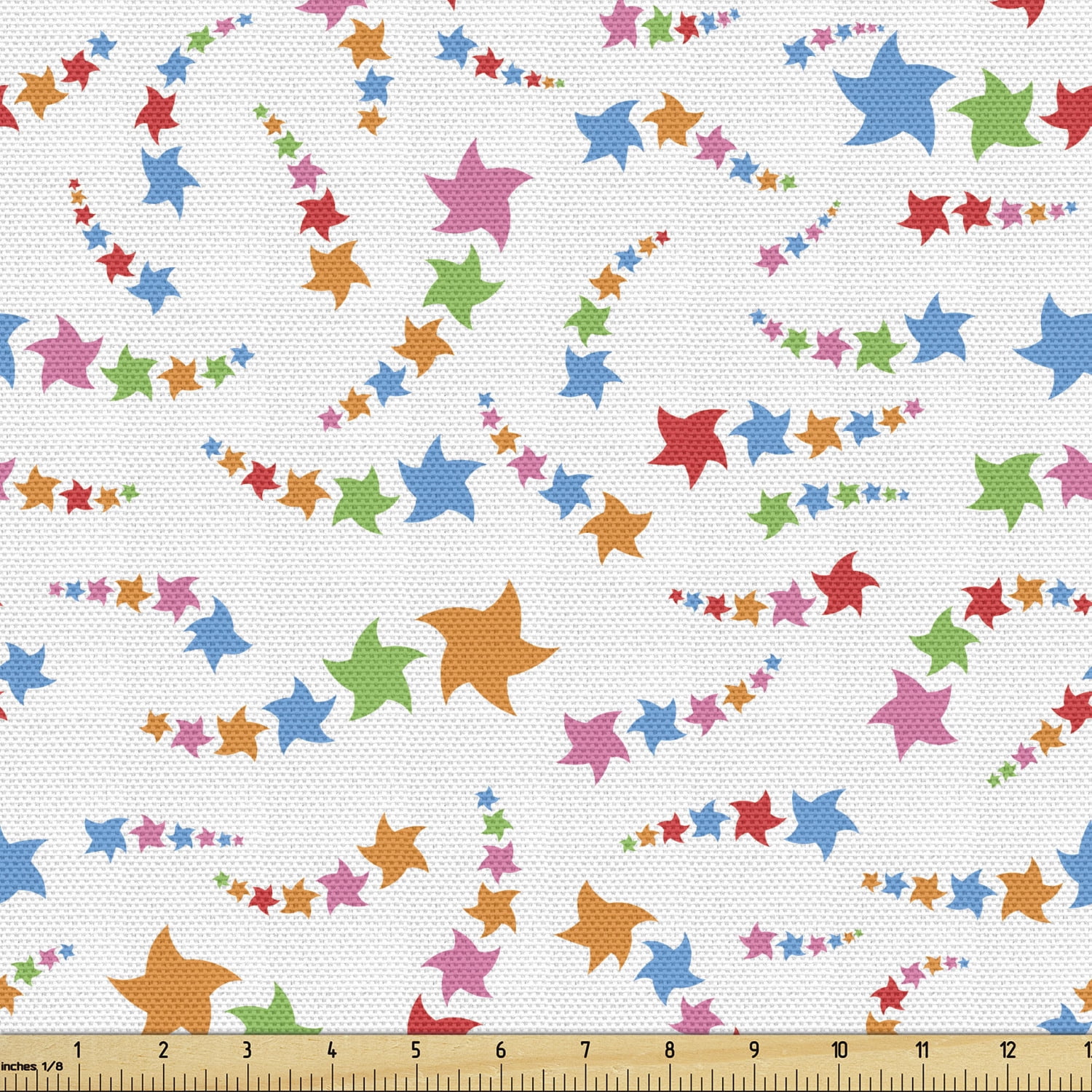 Colorful Upholstery Fabric by the Yard, Repetitive Pattern of Flying ...