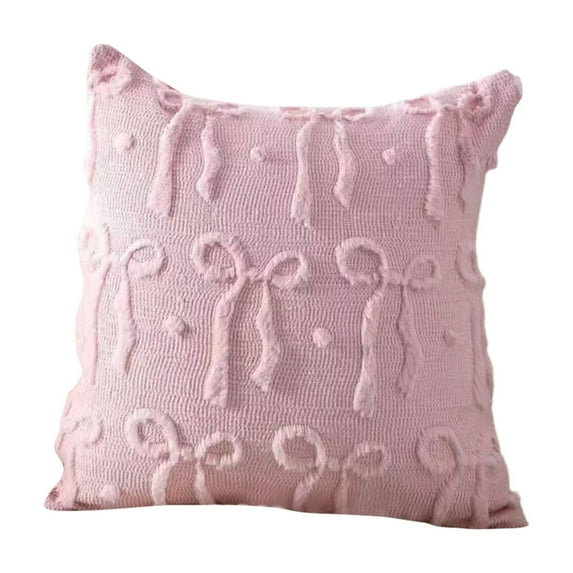 Colorful / Vibrant Design Faux Soft Bow-Tie Preppy Plush Pillowcase ...