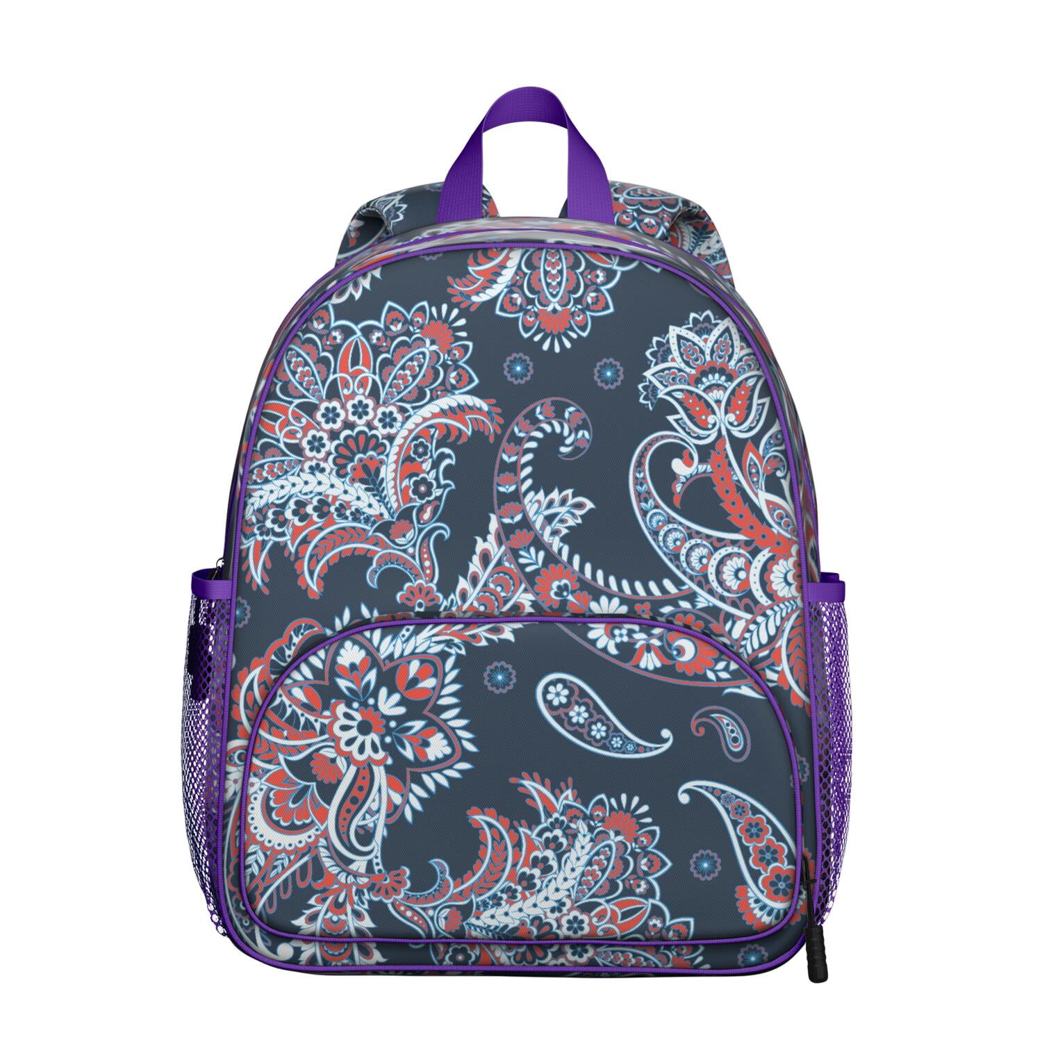 Colorful Vibrant School Backpack - Waterproof Ergonomic Student Daypack ...