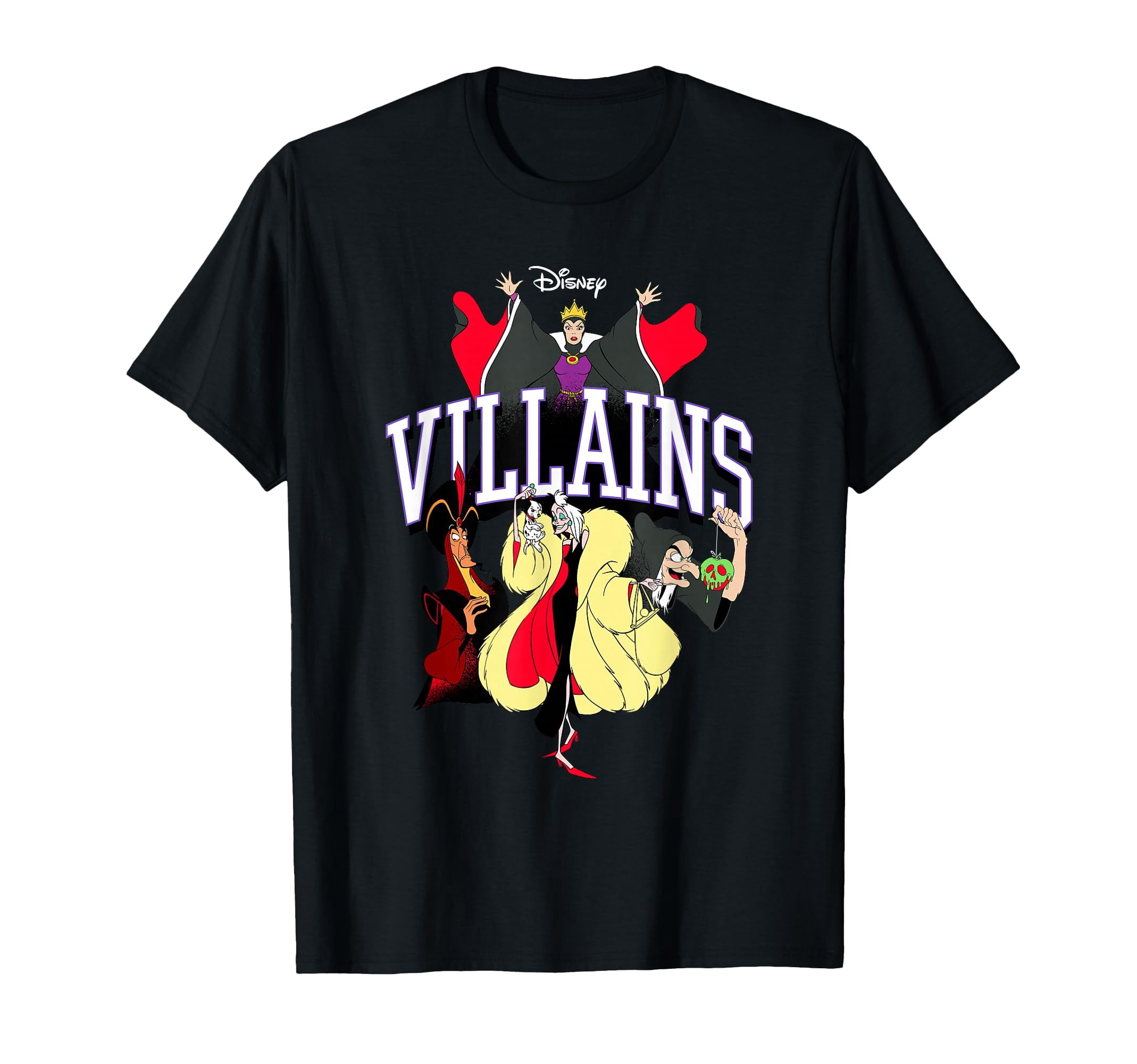 Colorful Villains Illustration T-Shirt for Fans of Evil Characters and ...