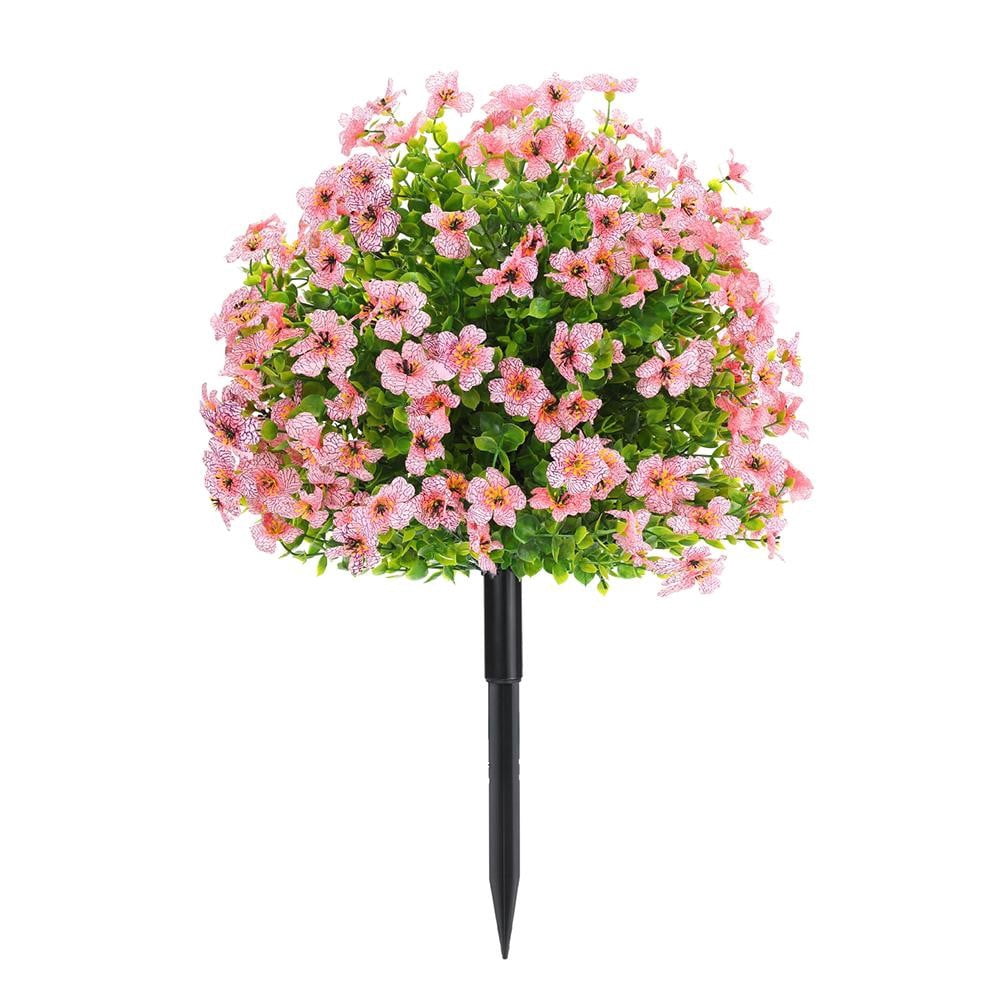 Colorful Violet Flower Ground with Ground Nails for Beautiful Garden ...