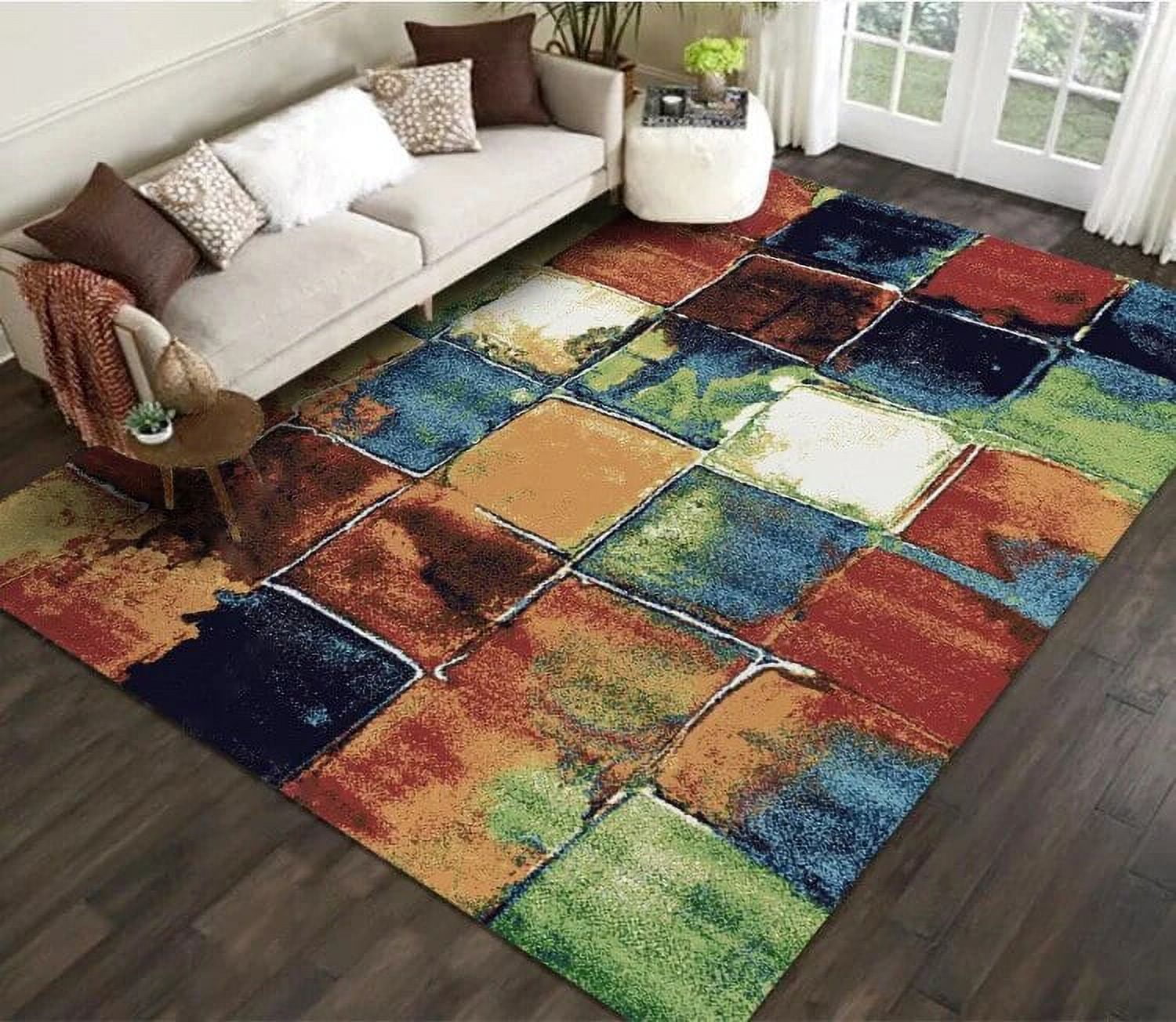 Colorful Visual Printing Carpets for Living Room Bedroom Large Area Rug ...