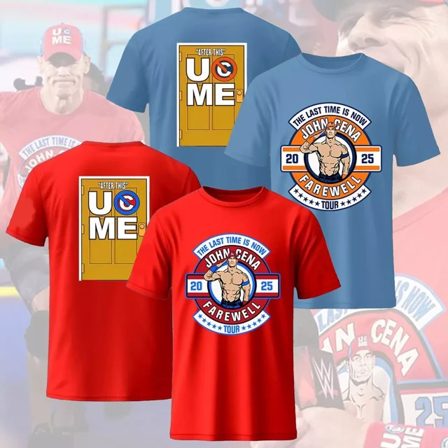 Colorful WWE John Cena 2025 Farewell Tour After This UCME T-Shirt For ...