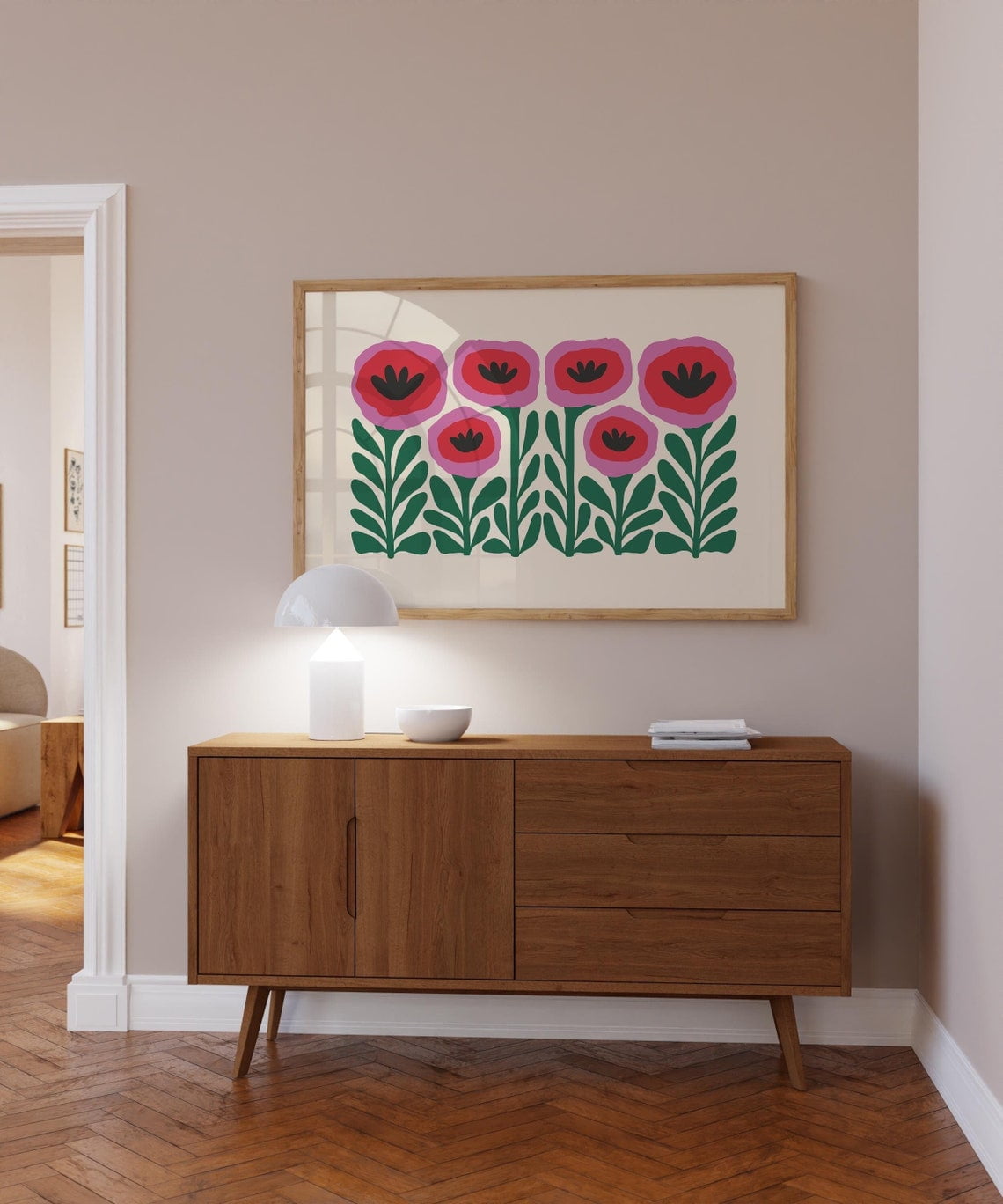 Colorful Wall Art Prints Living Room Wall Art, Horizontal Physical ...