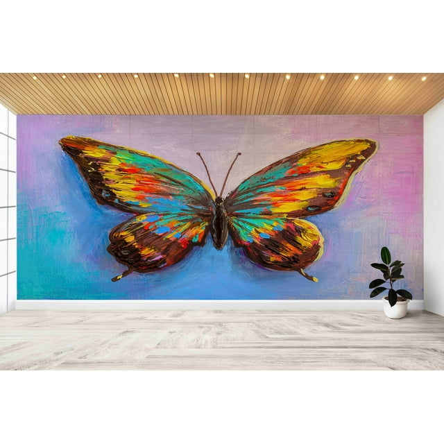 Colorful Wall Painting, Paper Wall Art Animal Wall Art, Oil Painting ...