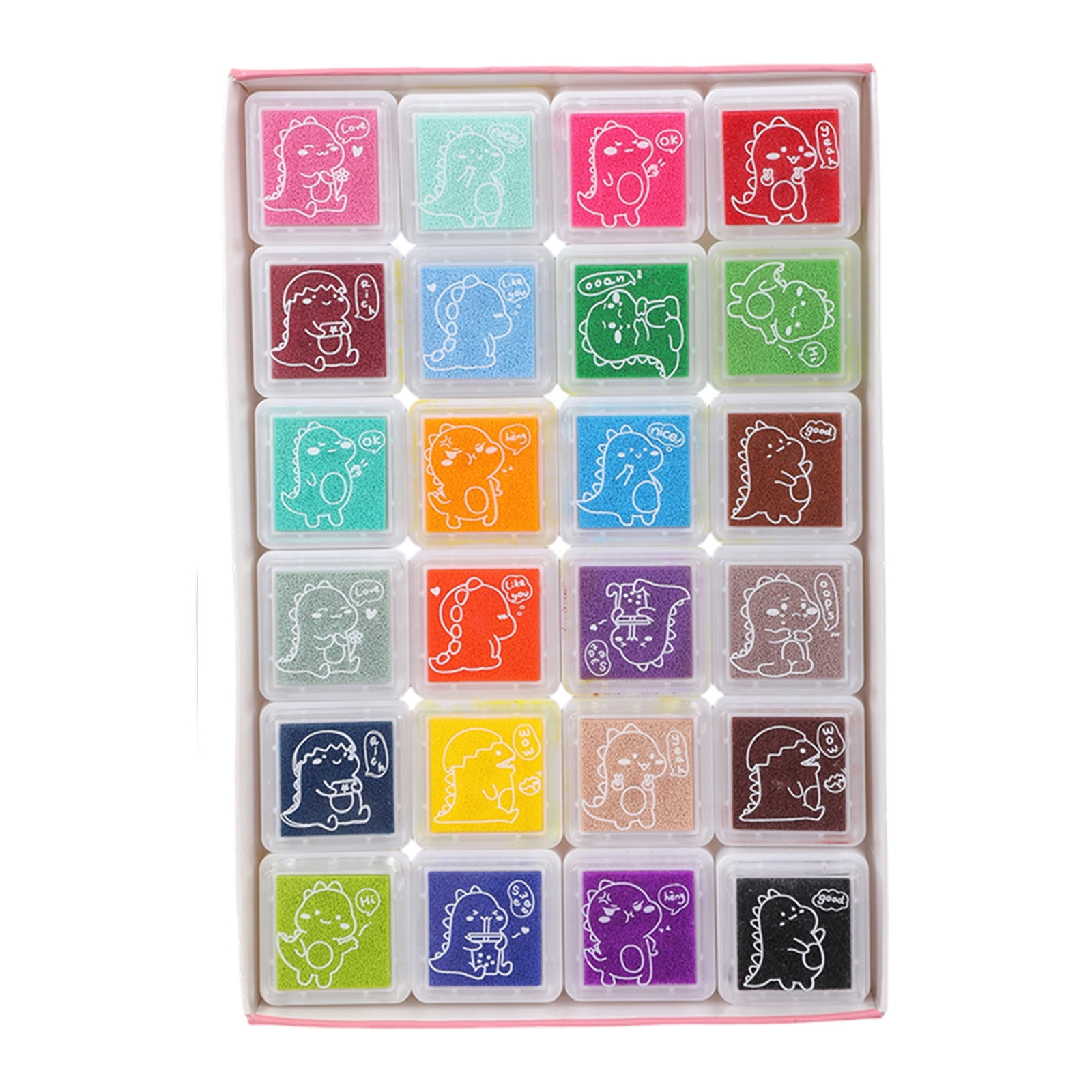 Colorful Waterproof Finger Paint Stamps Set Ideal For Childrens Art And ...