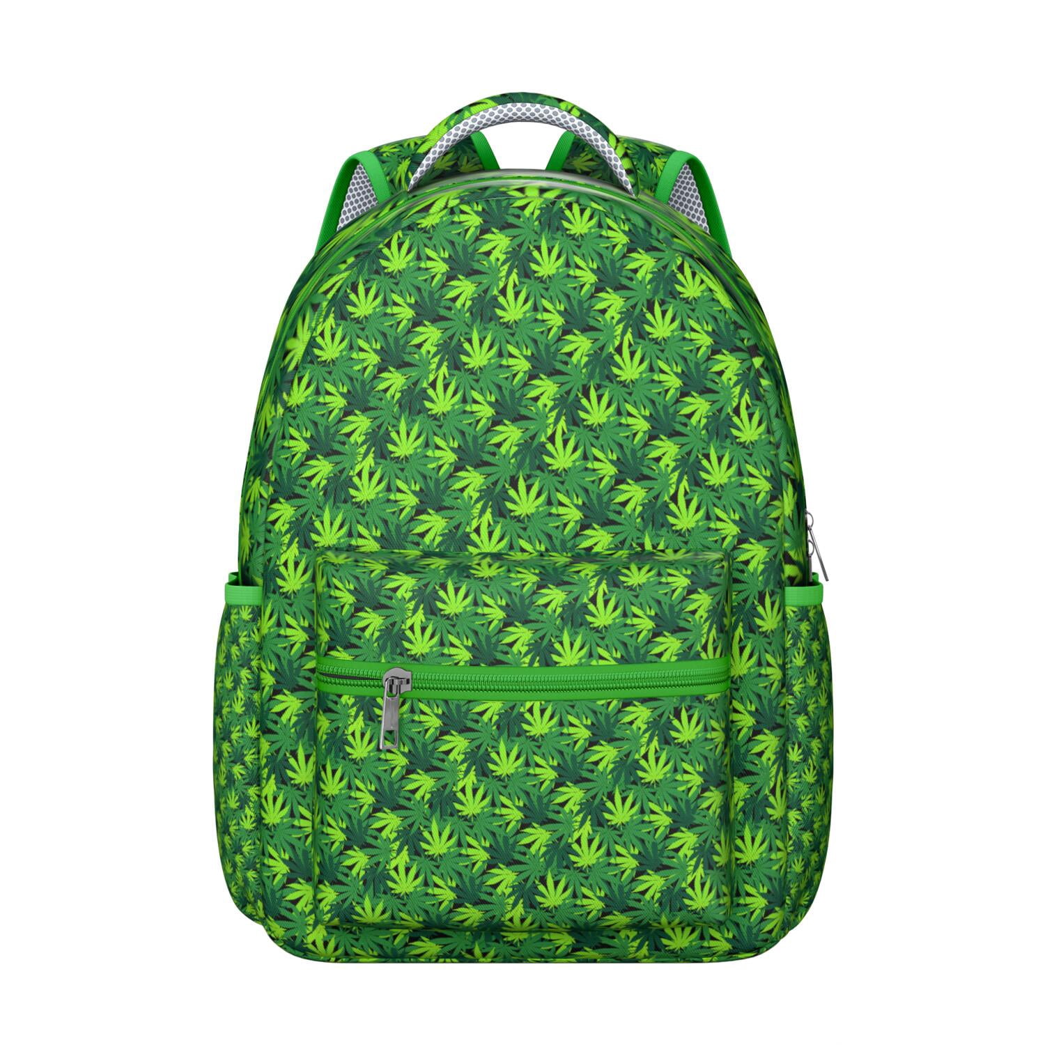 Colorful Weed Minimalist Backpack - Waterproof Ergonomic Daypack for ...