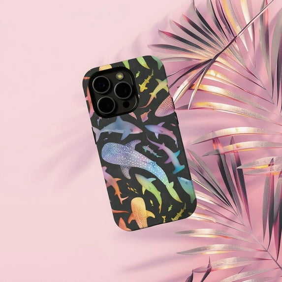Colorful Whale Shark Summer Phone Case for iPhone 11 12 13 14 15 16 Pro ...