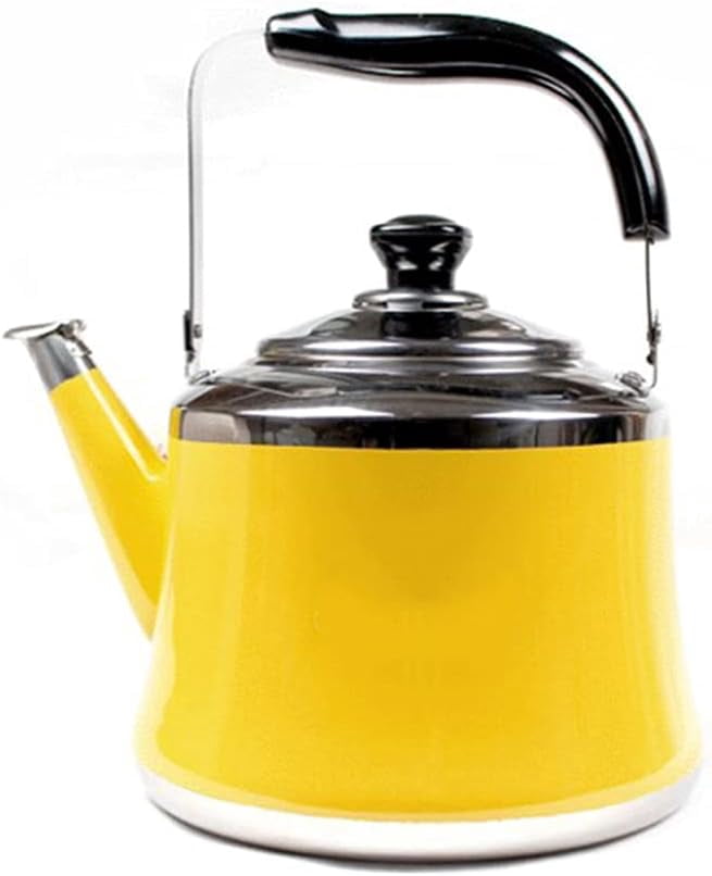 Colorful Whistling Tea Kettle Stove Top, Tea Pot Fast Heat Ring Bottom ...