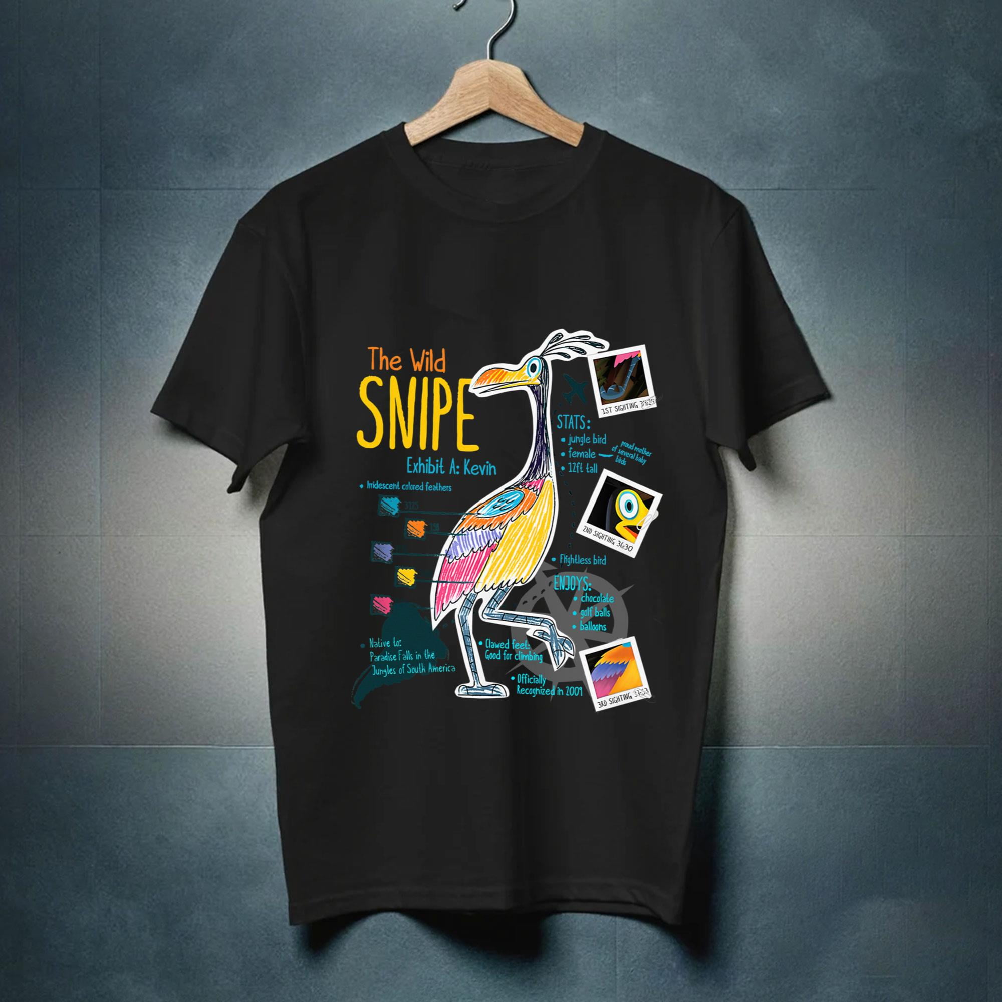 Colorful Wild Snipe Character Shirt, Adventure Movie Character Shirt ...