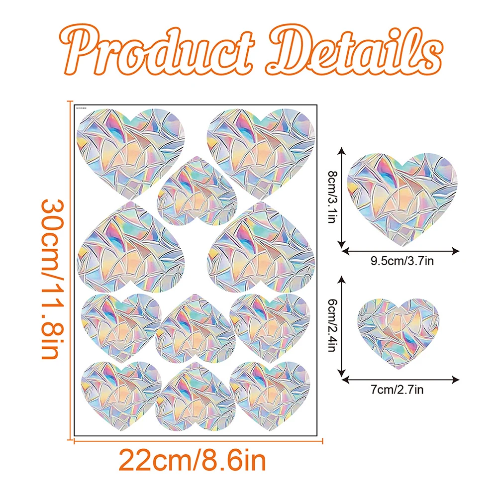 Colorful Window Sticker Suncatcher Rainbow Prism Butterfly Static Glass ...