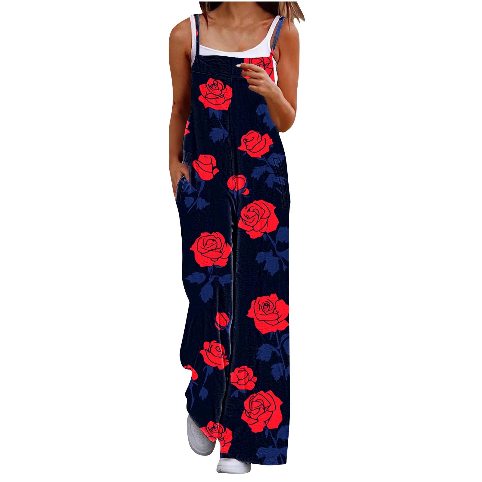 Colorful Women Casual Jumpsuits Overalls Trousers Pants Catsuit for ...