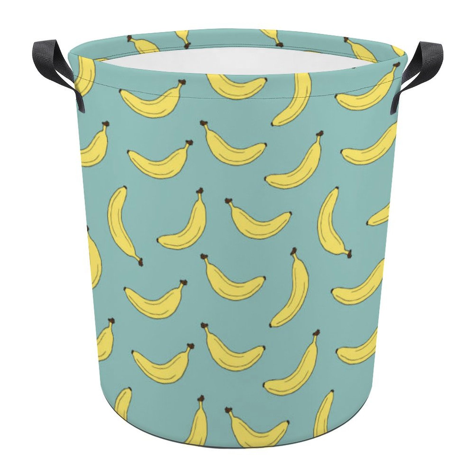 Colorful Yellow Banana Print Foldable Laundry Basket for Clothes ...