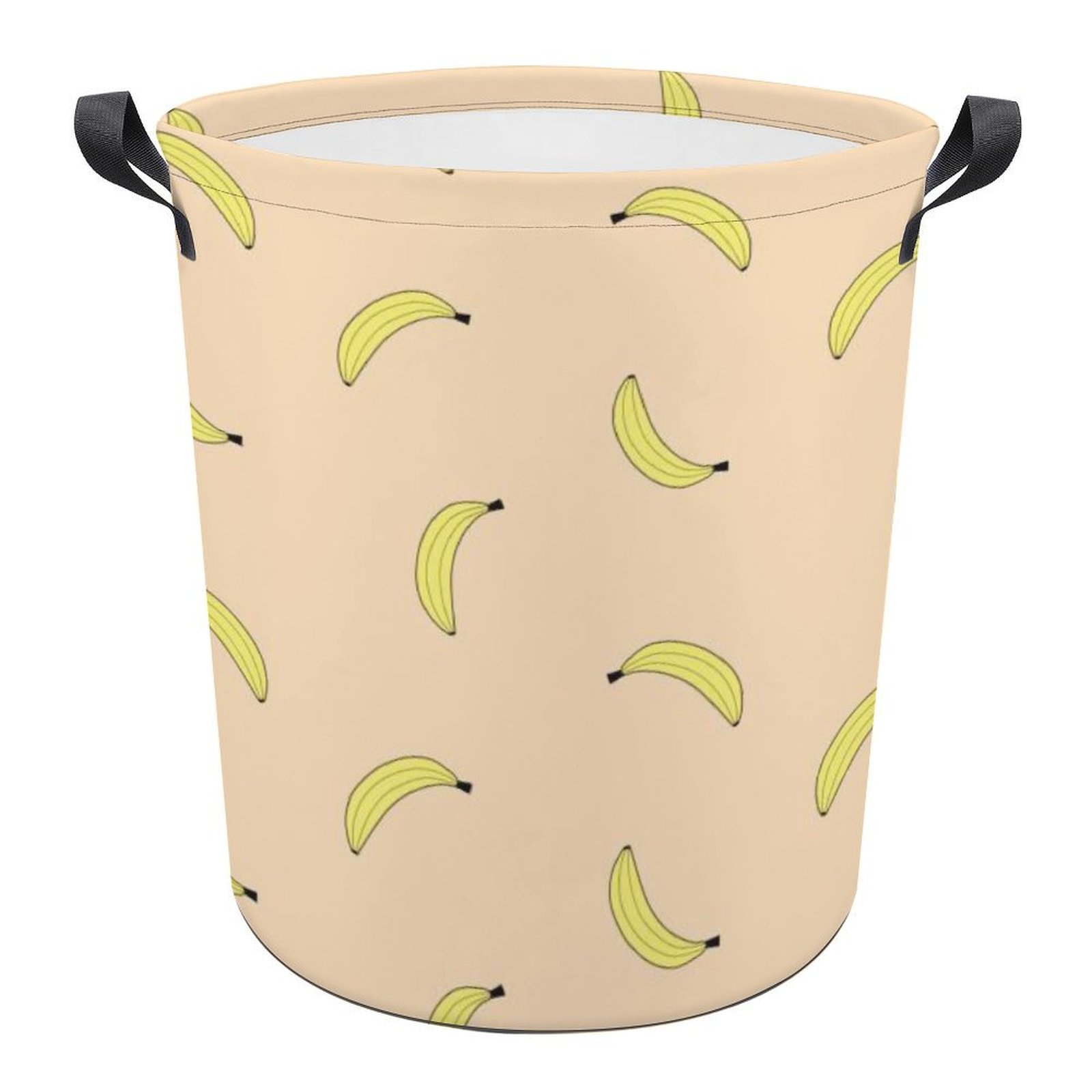 Colorful Yellow Banana Print Foldable Laundry Basket for Clothes ...