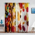 Colorful Yummy Lollipop Candy Tulle Curtains for Living Room Kids ...